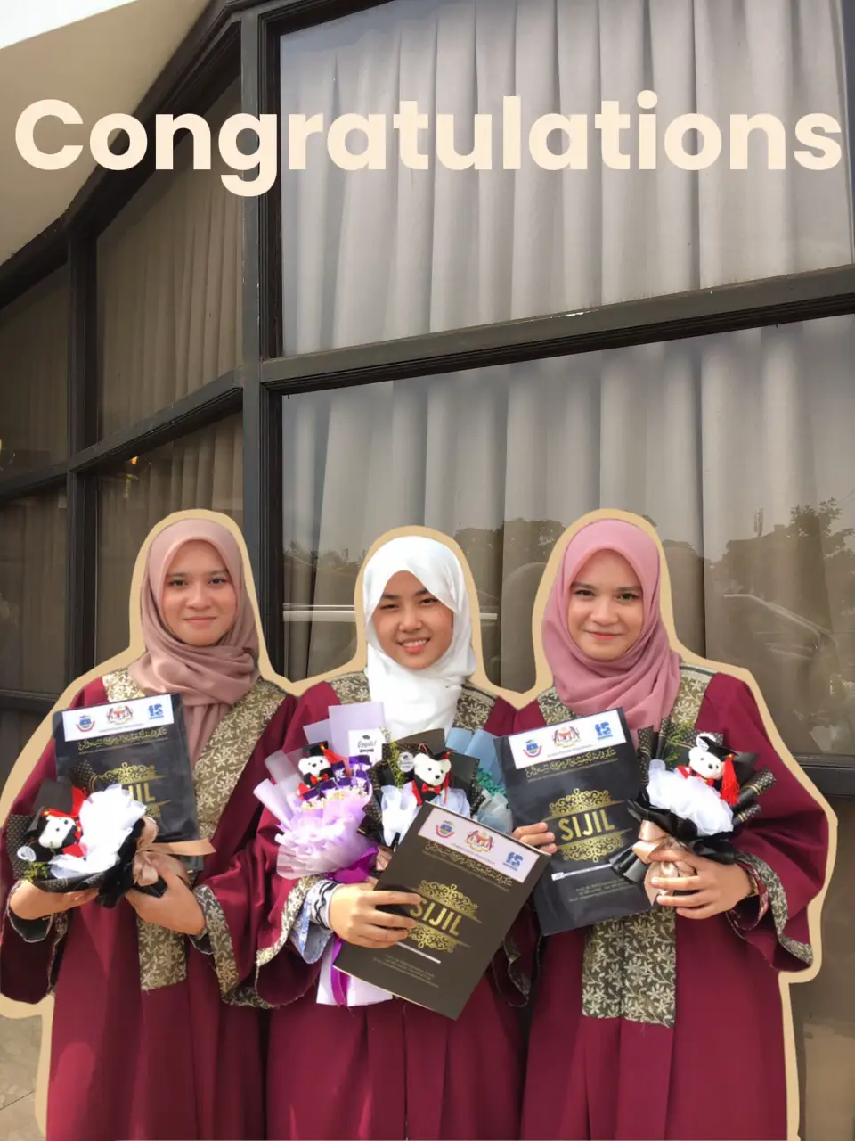my graduation day (SPM 2022/2023) | Galeri disiarkan oleh ♡ur.syna♡ | Lemon8