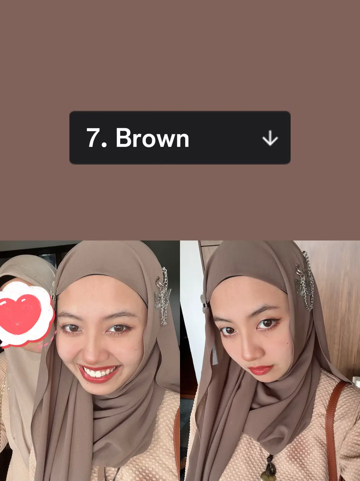 8 Hijab colours that fit medium/tan skin tones! | Galeri disiarkan oleh helena💫 | Lemon8