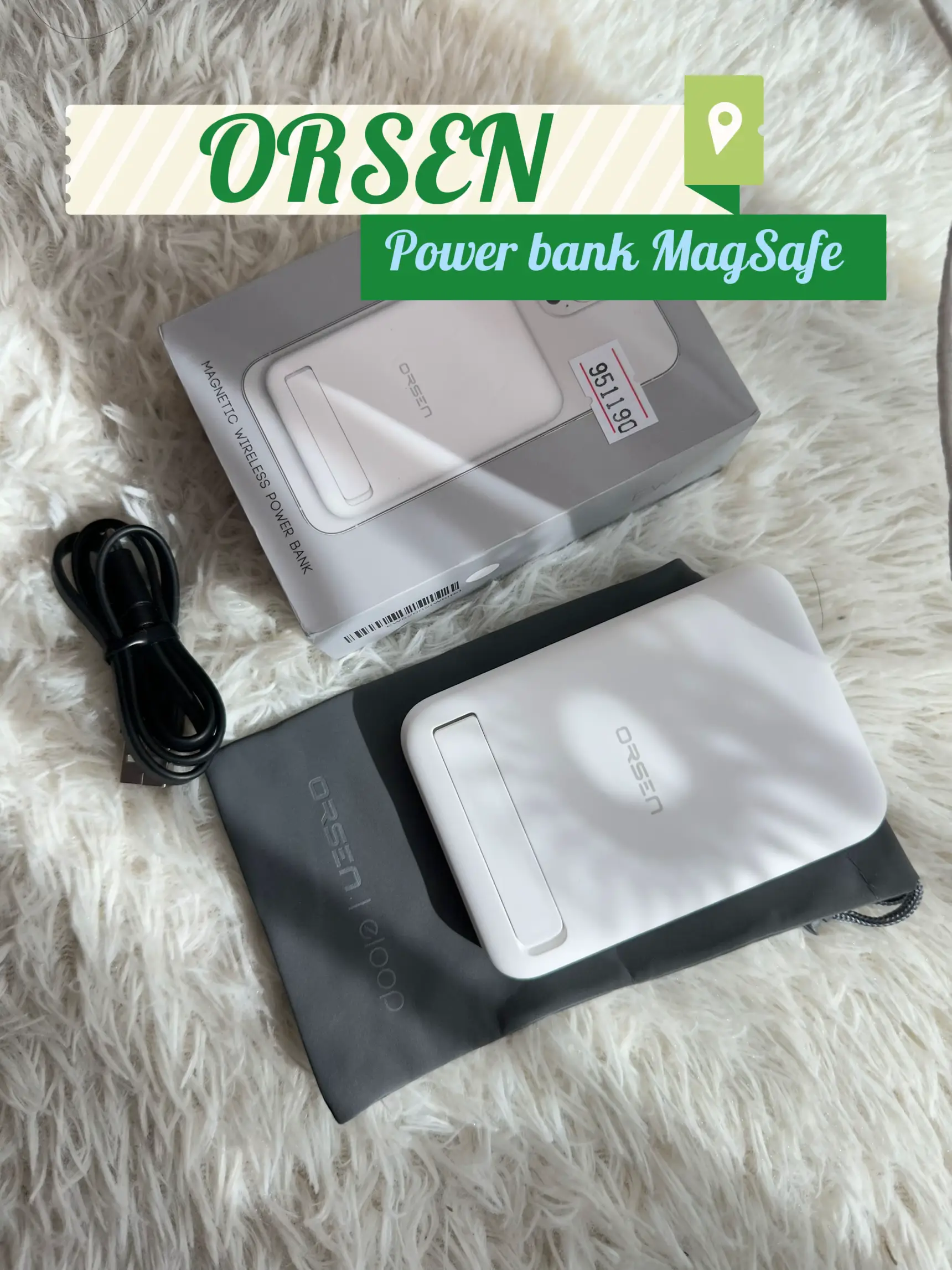 ORSEN Power Bank MagSafe แบบพกพา | แกลเลอรีที่โพสต์โดย grace.isgrace ...