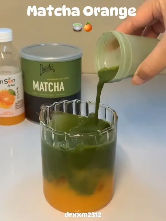 🍵 Matcha Orange 🍊 | วิดีโอที่เผยแพร่โดย Drxxmmm | Lemon8