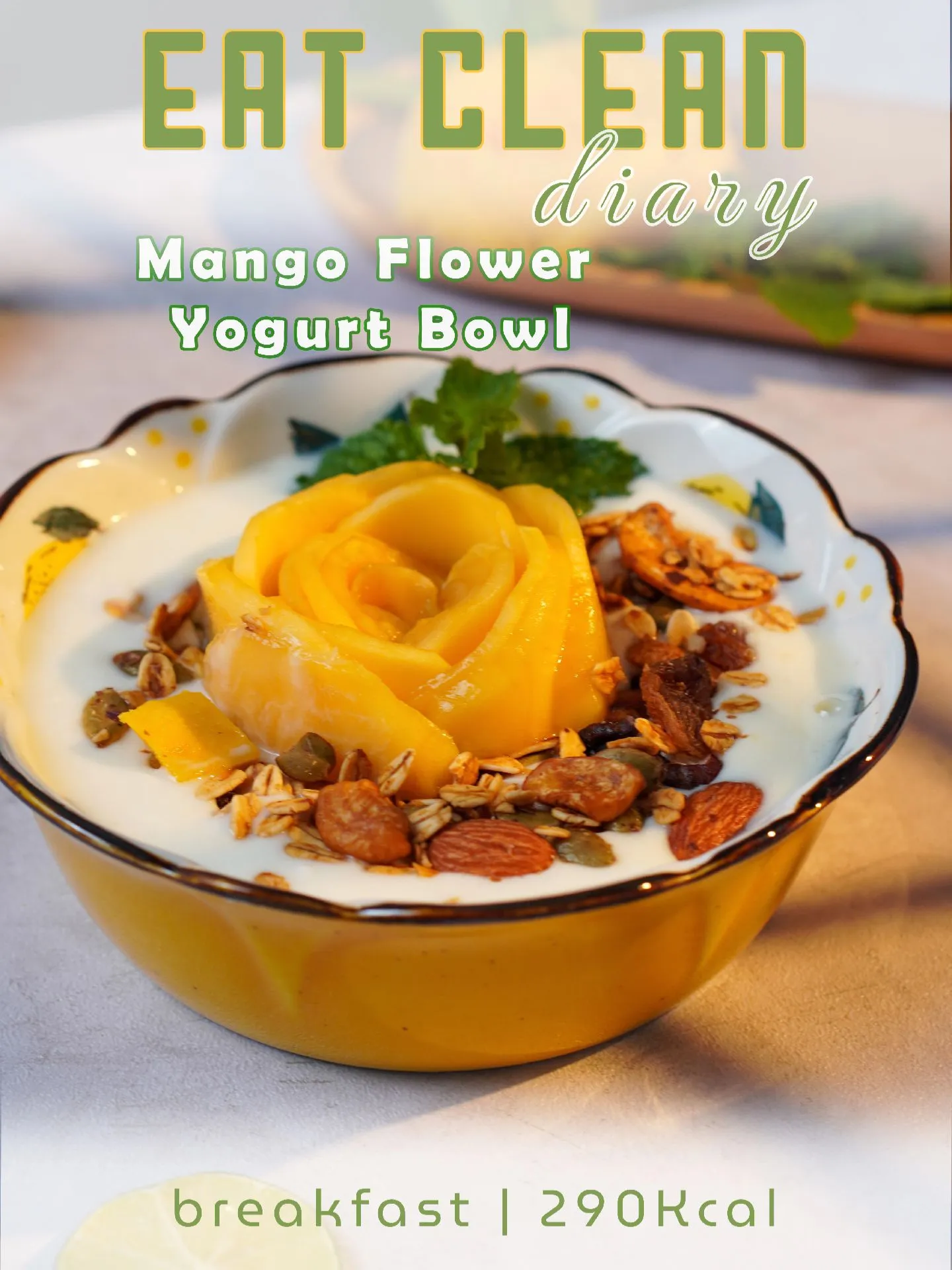 EATCLEAN DIARY |BỮA SÁNG| MANGO YOGURT ~ 290 Kcal | Video do Bếp Của Ming đăng | Lemon8