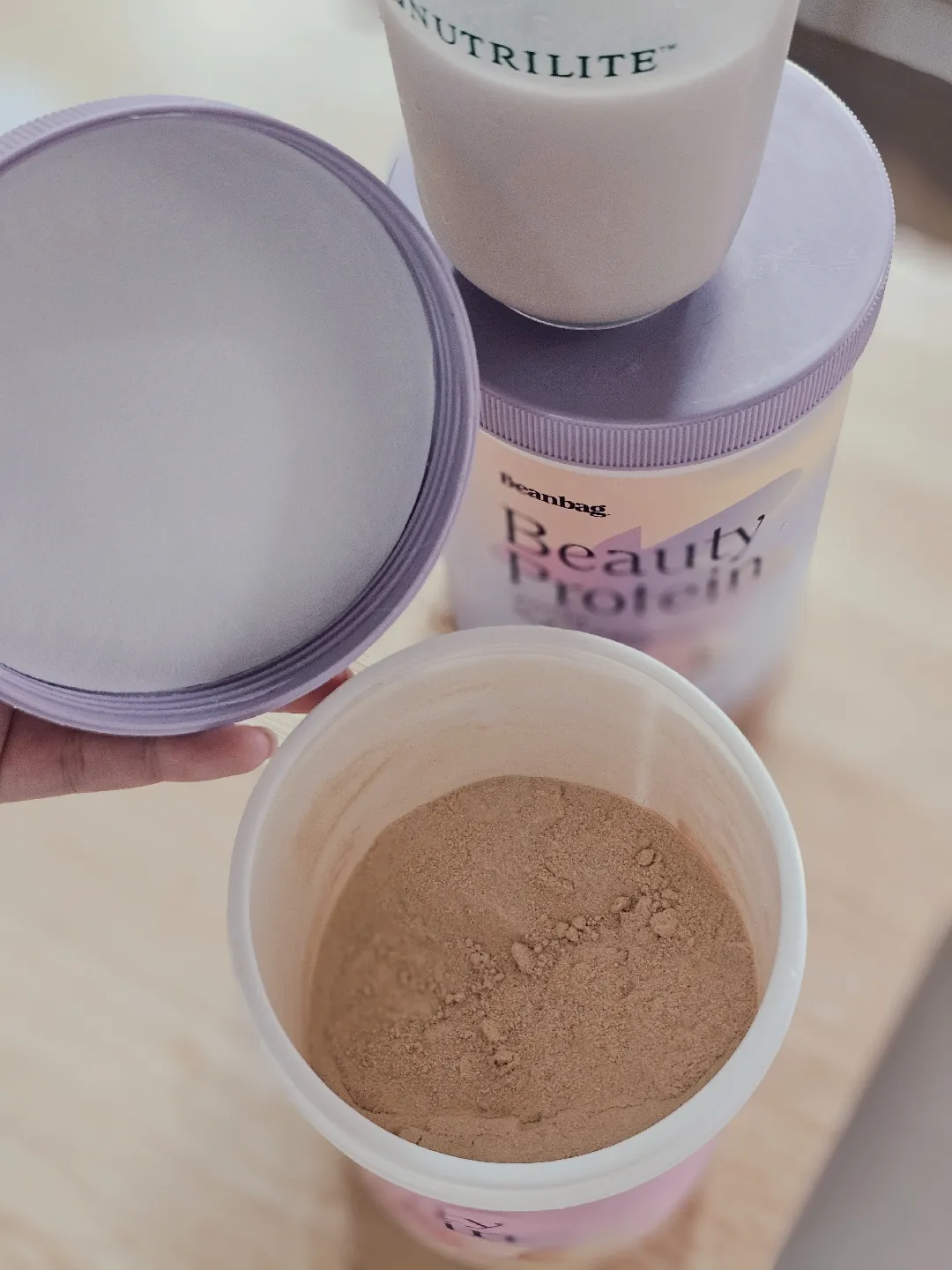 โปรตีนชงดื่มในดวงใจ Beauty Protein พี่แต้ว Beanbag | แกลเลอรีที่โพสต์ ...