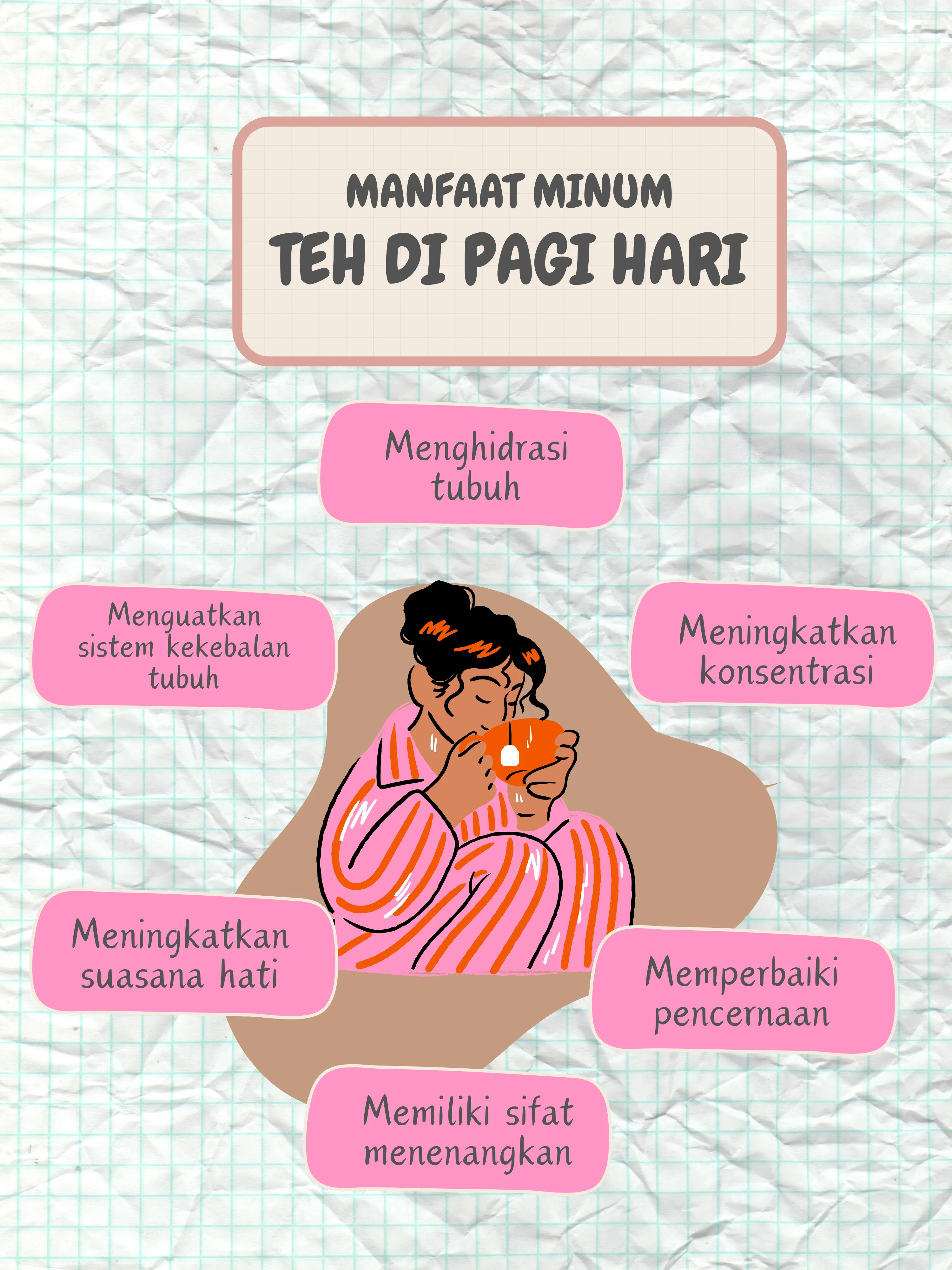 MANFAAT MINUM TEH DI PAGI HARI | Galeri diposting oleh Bunna | Lemon8