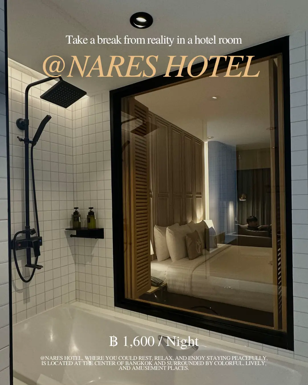 โรงแรมกลางใจเมืองในกรุงเทพ | @Nares Hotel | แกลเลอรีที่โพสต์โดย Gimme More Days | Lemon8