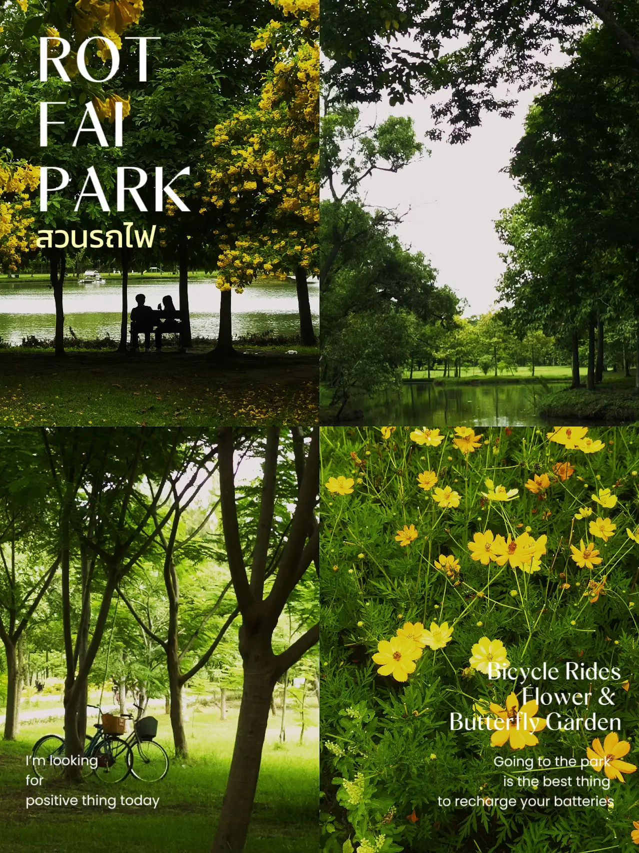 สวนรถไฟ (ROT FAI PARK) —— | แกลเลอรีที่โพสต์โดย only28p | Lemon8