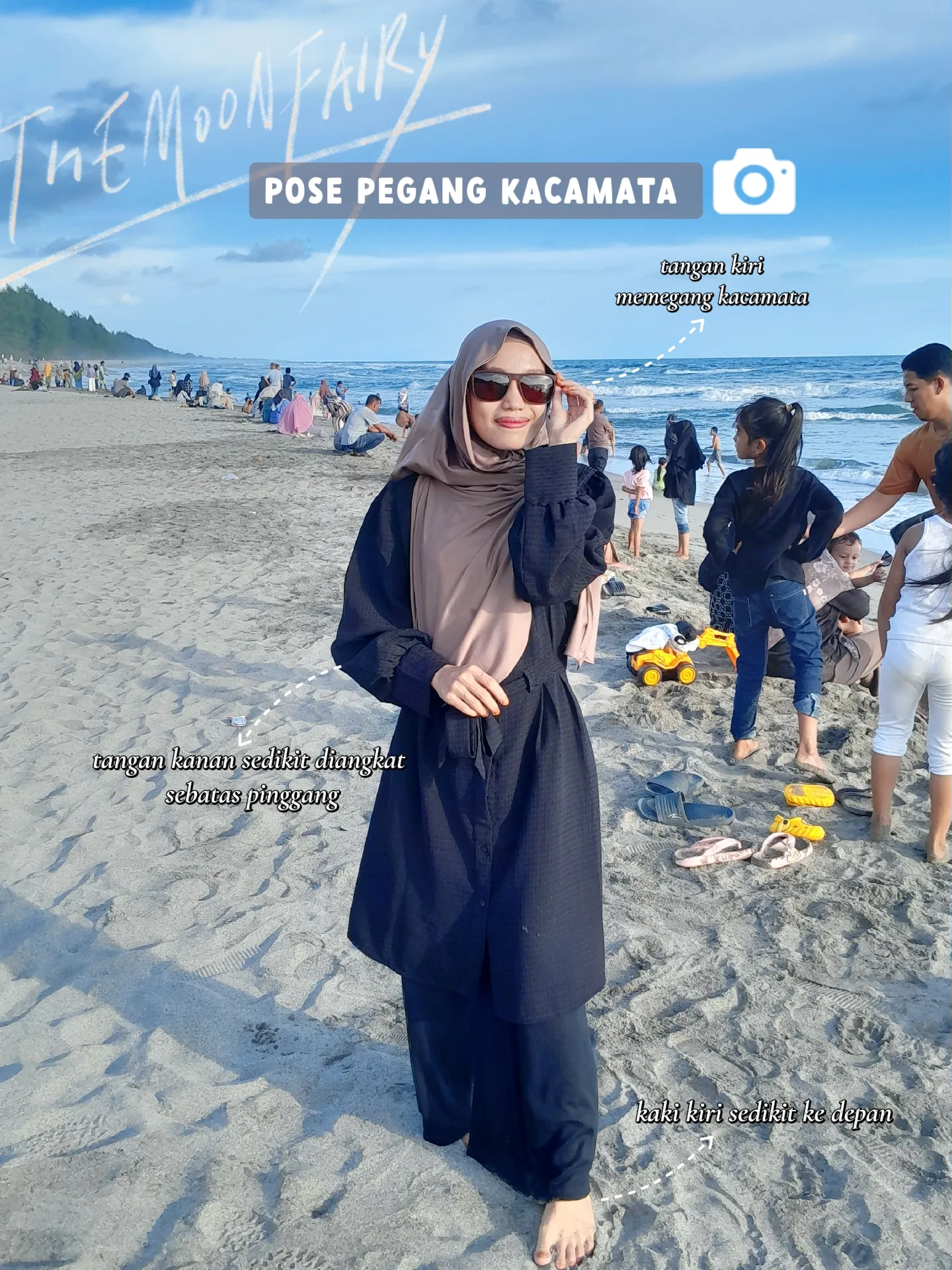 ide pose di pantai agar terlihat lebih anggun | แกลเลอรีที่โพสต์โดย ...