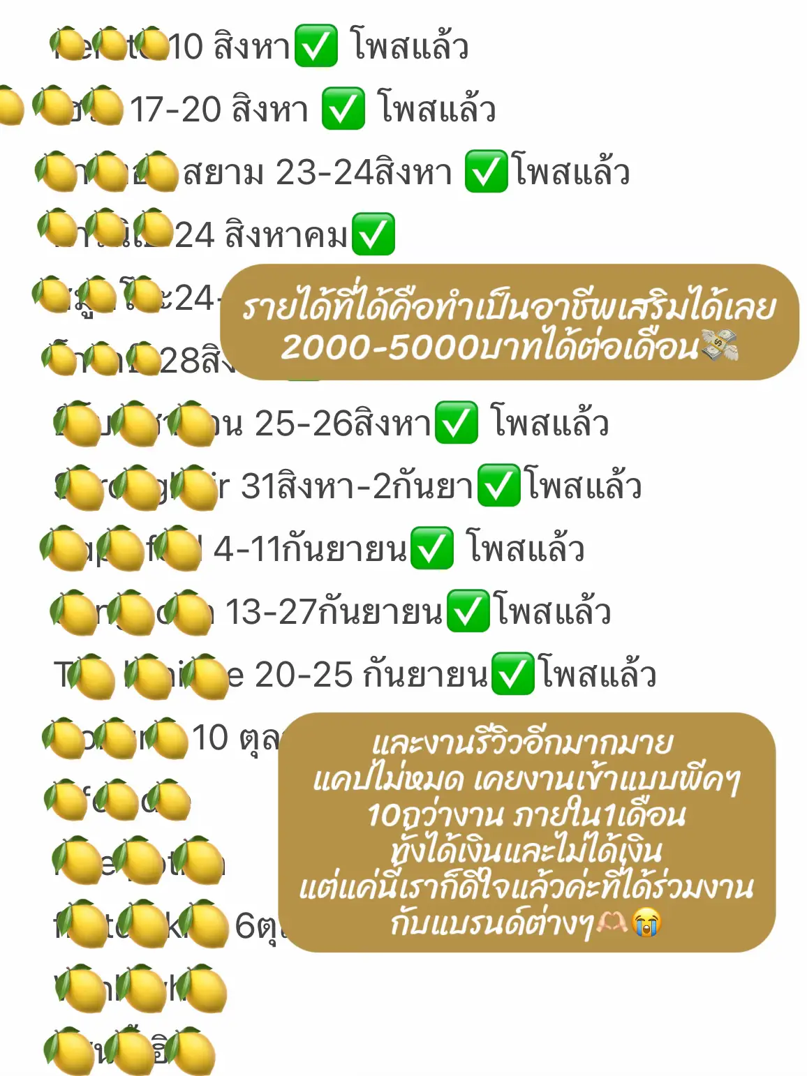 ทำเล่นๆในวันนั้น สู่อาชีพเสริมในวันนี้🫶🏻 | แกลเลอรีที่โพสต์โดย Naoko ♡ | Lemon8