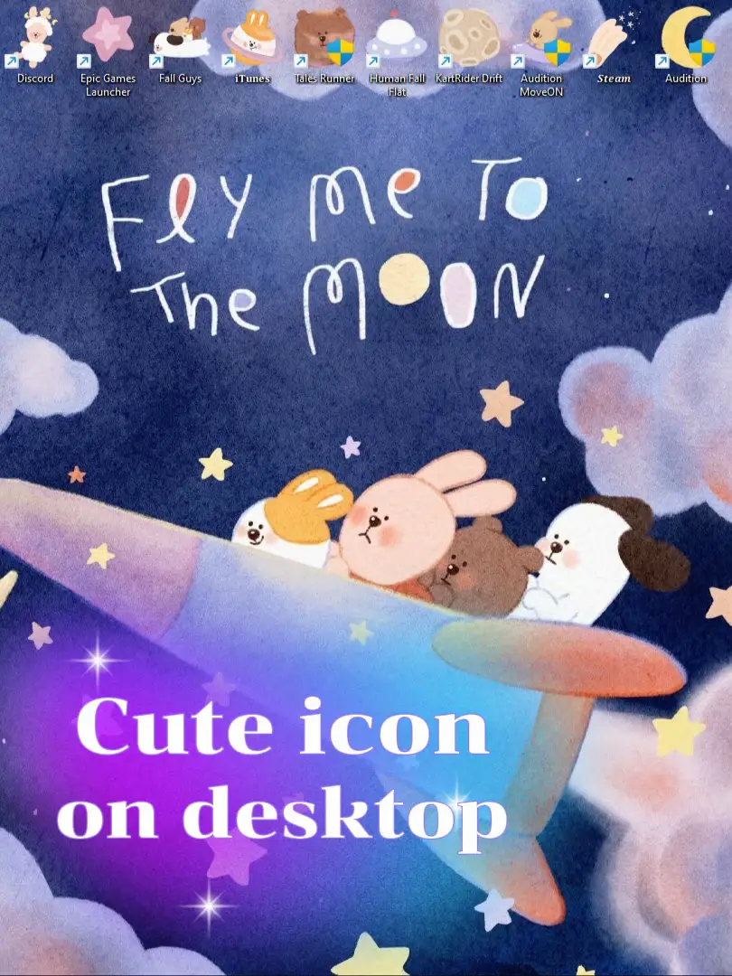 My desktop 💖 | วิดีโอที่เผยแพร่โดย be my moon | Lemon8