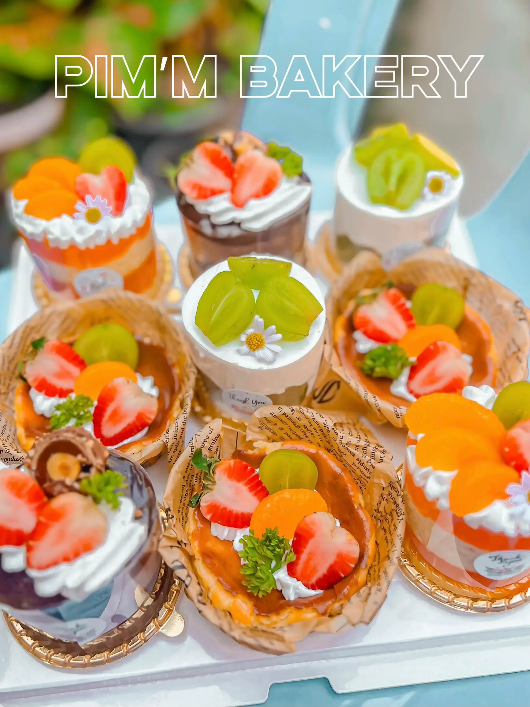 วันเกิดครั้งนึง แต่กินเค้กได้หลายรสชาติ😍 | แกลเลอรีที่โพสต์โดย Pim’m bakery | Lemon8