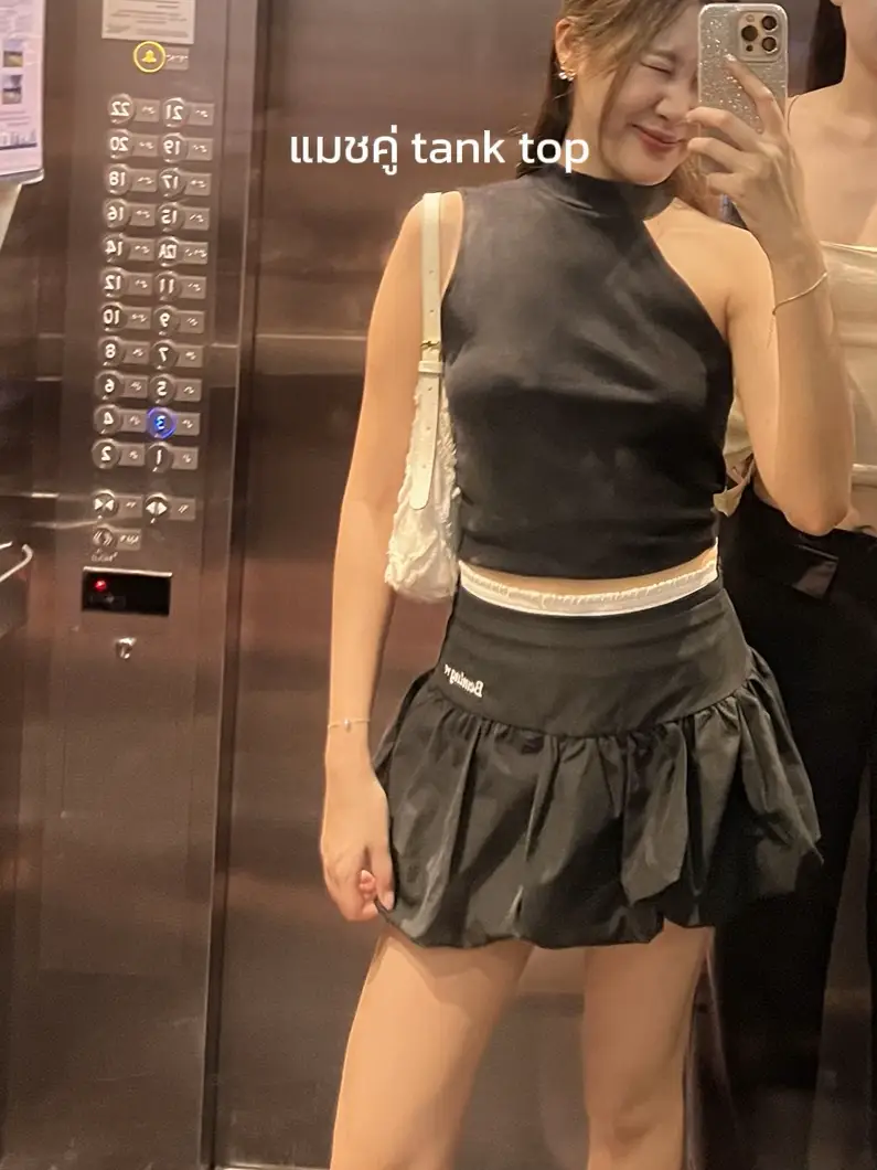 Ootd : ใส่กระโปรงยังไงให้ได้ลุคเท่ 🧚‍♀️ | แกลเลอรีที่โพสต์โดย aomphak | Lemon8