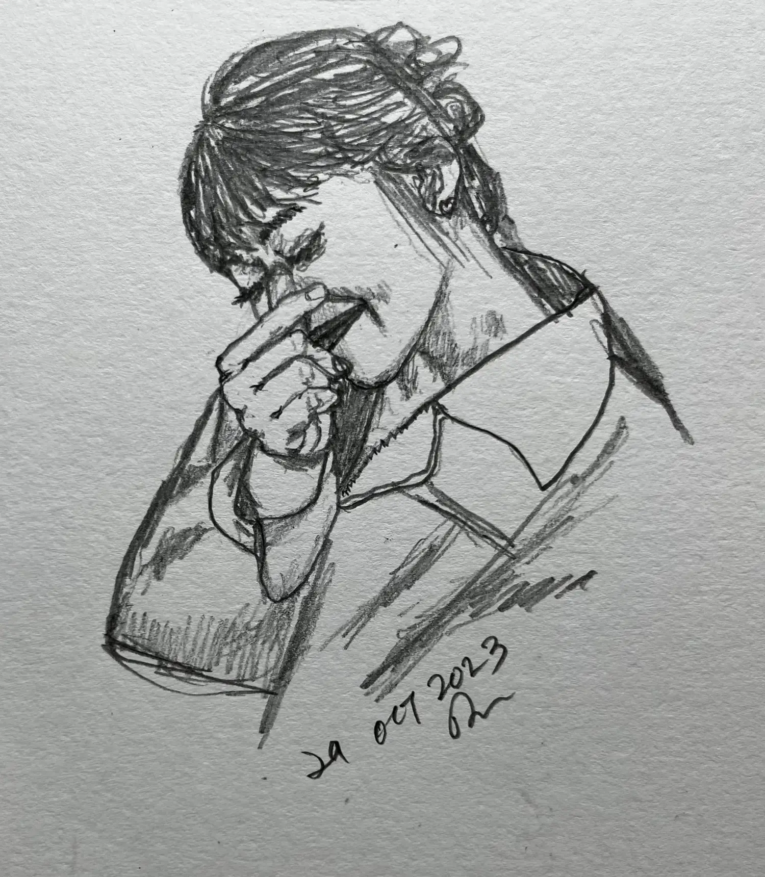 Sketch. 2B. JN. | Gallery posted by Revered | Lemon8