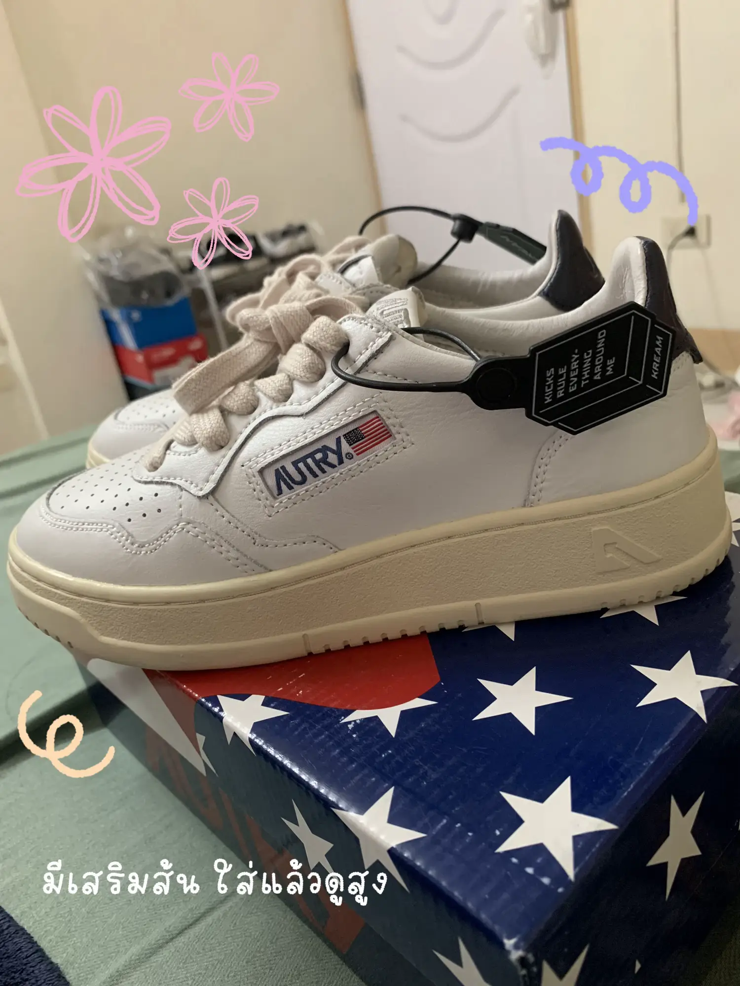 Autry Medalist Low Leather💙 | แกลเลอรีที่โพสต์โดย Mammxth | Lemon8