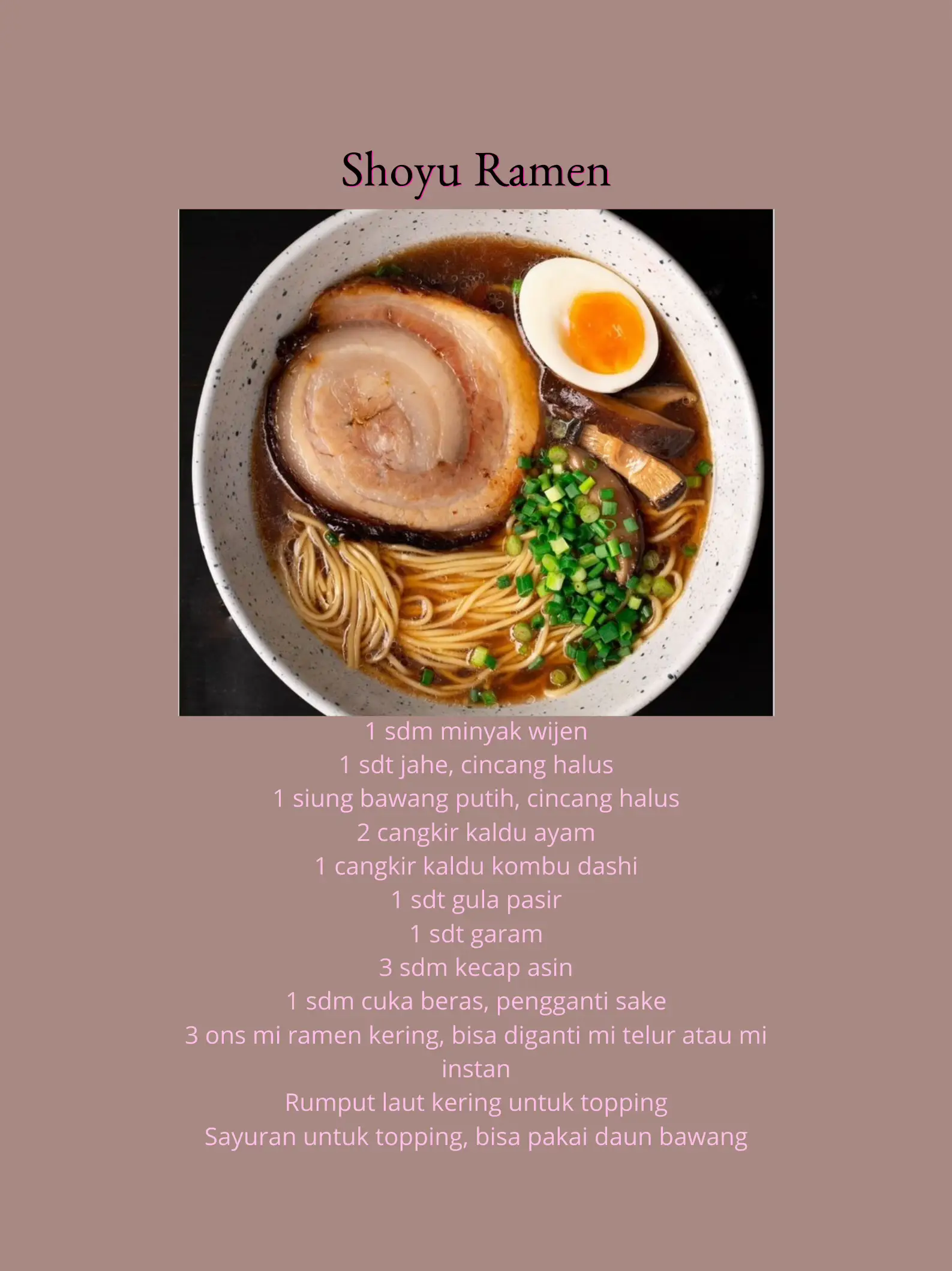 Ramen Master Menu - Pencarian Lemon8