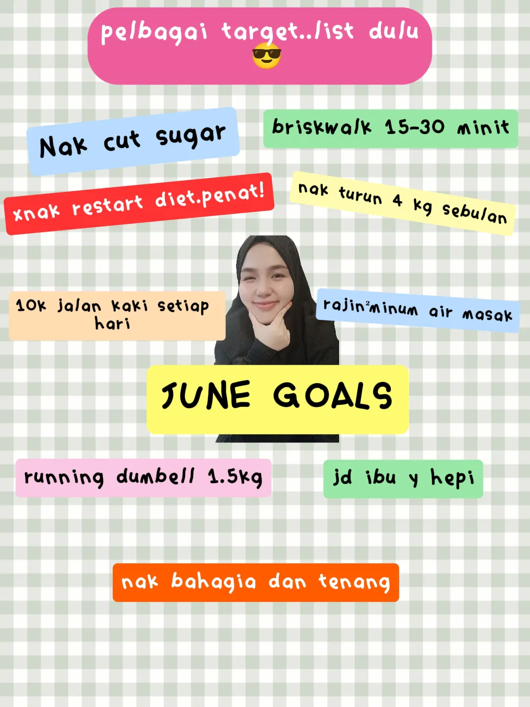 JUNE GOALS | Galeri disiarkan oleh Mina 🦋 | Lemon8