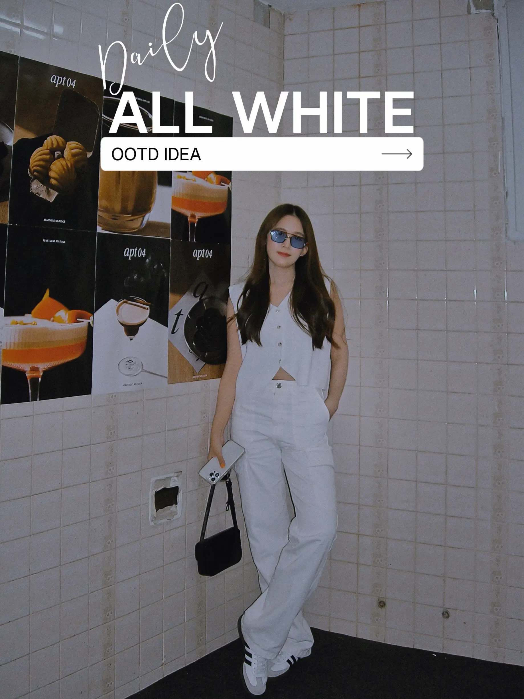 แชร์ไอเดีย ALL WHITE OOTD 🤍 | แกลเลอรีที่โพสต์โดย noonnong | Lemon8