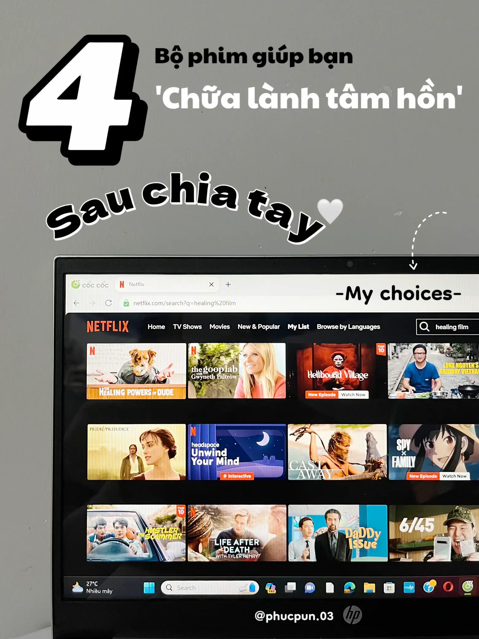 Sau chia tay xem phim gì để giúp bạn CHỮA LÀNH | Bộ sưu tập do Phúc Pun🌳 đăng | Lemon8