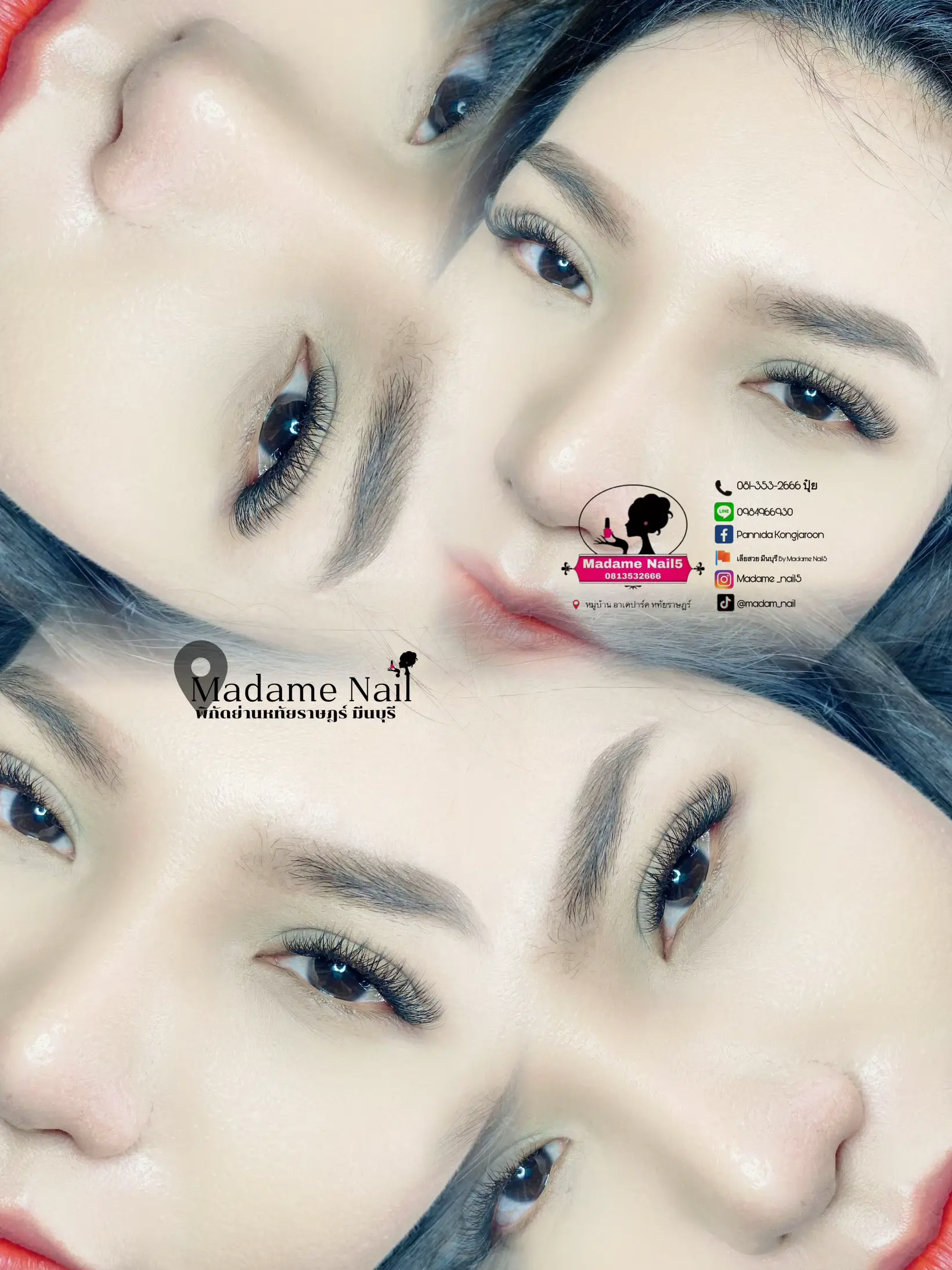 🥰 Madame nails ♥️By..ปุ๋ย♥️ | แกลเลอรีที่โพสต์โดย MadameNails&Eye | Lemon8