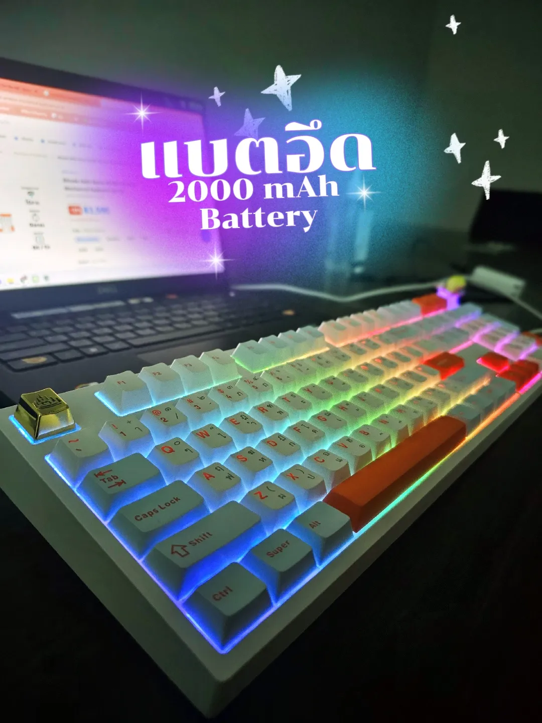 รีวิว Hello Ganss HS108T Mechanical Keyboard แรร์ | แกลเลอรีที่โพสต์โดย ...