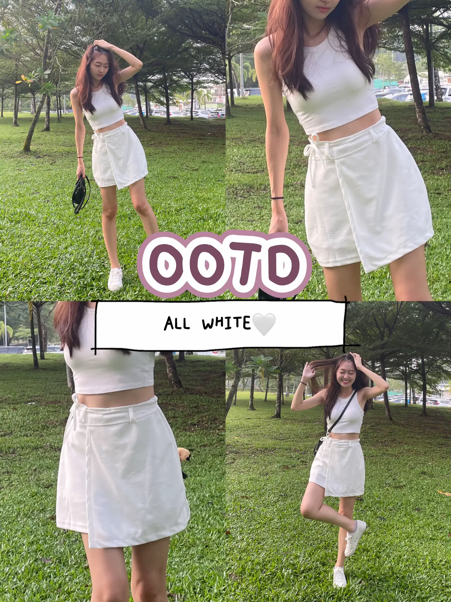 160cm | All White Outfit | Gallery posted by Nicole | Lemon8