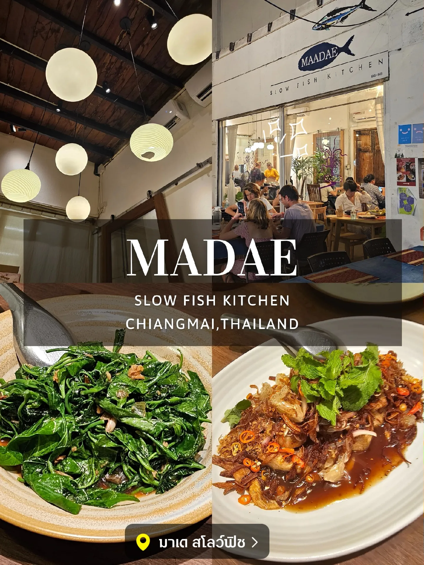 Madae Slow Fish Kitchen 🐟 | แกลเลอรีที่โพสต์โดย วันนี้ไปไหนดีนะ | Lemon8
