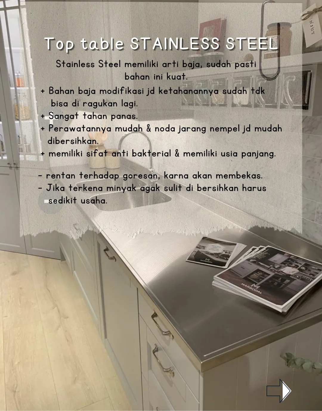 Sebelum NYESEL kenali material untuk top table | Galeri diposting oleh ...