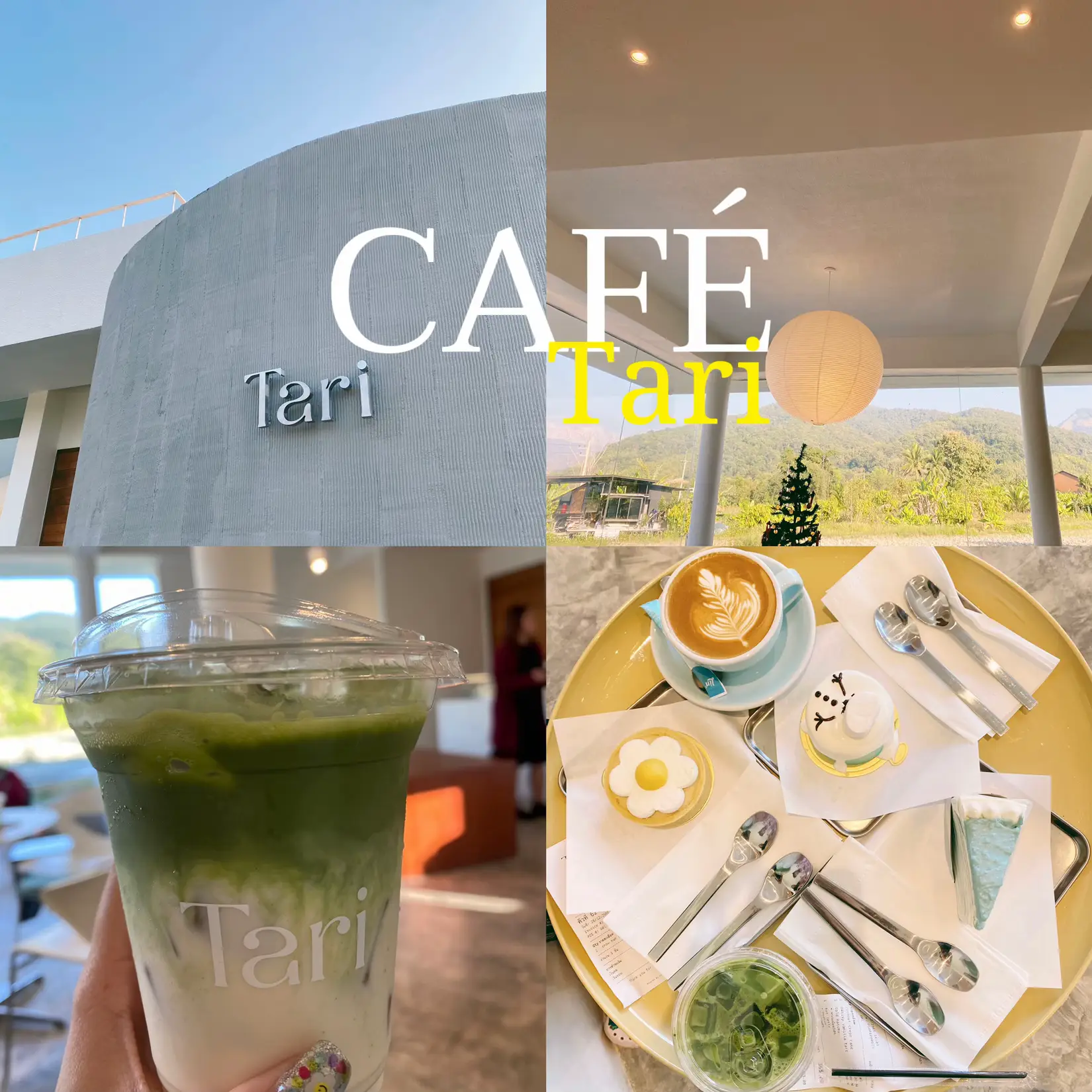 Tari : ☁️ คาเฟ่เปิดใหม่ | แกลเลอรีที่โพสต์โดย อีทรายรีวิว | Lemon8
