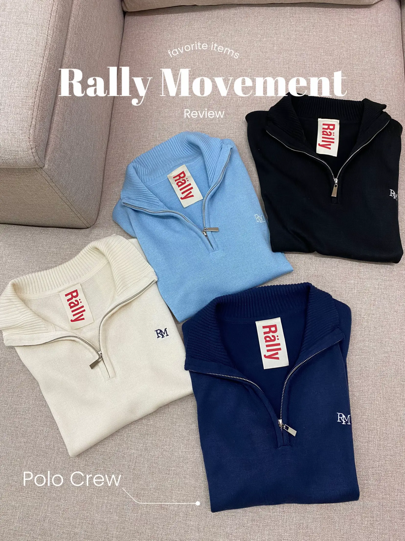 Rally Movement Polo Crew เสื้อที่ใส่สบายมาก | แกลเลอรีที่โพสต์โดย ...
