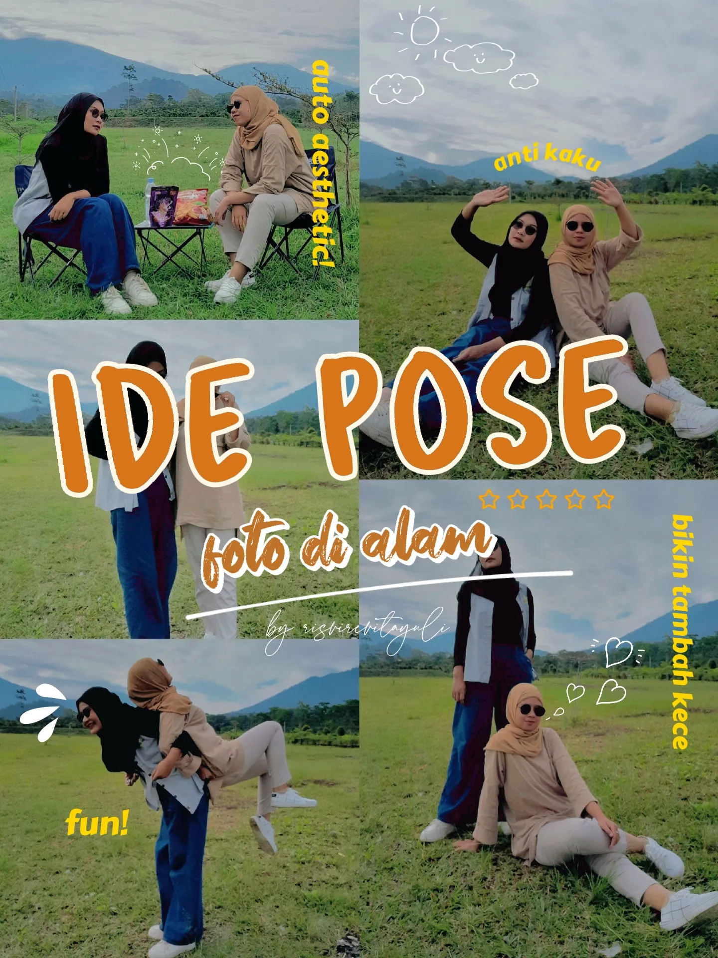 IDE POSE FOTO DI ALAM | Galeri diposting oleh Risvi Revita | Lemon8