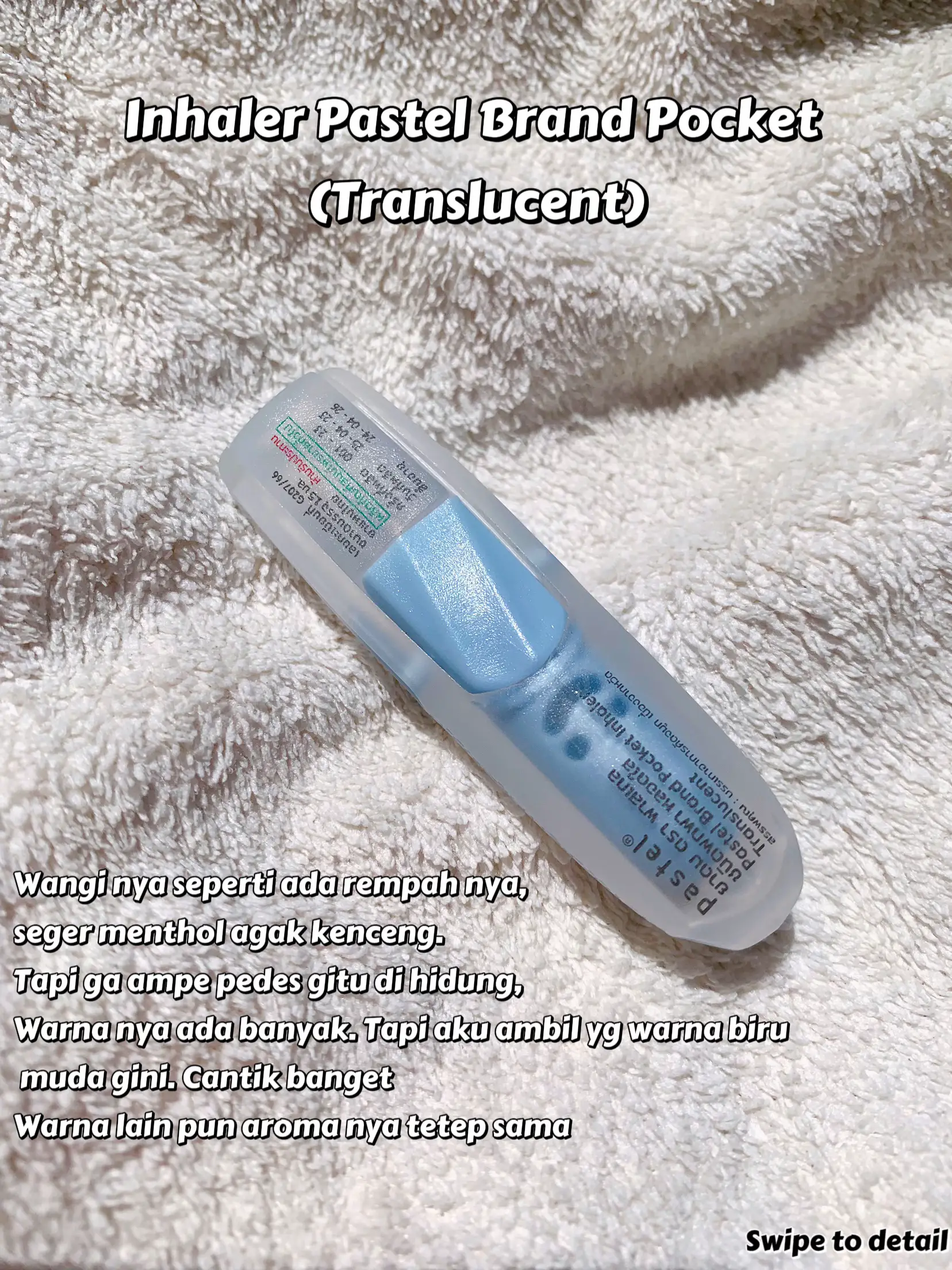 Inhaler Pastel - Pencarian Lemon8