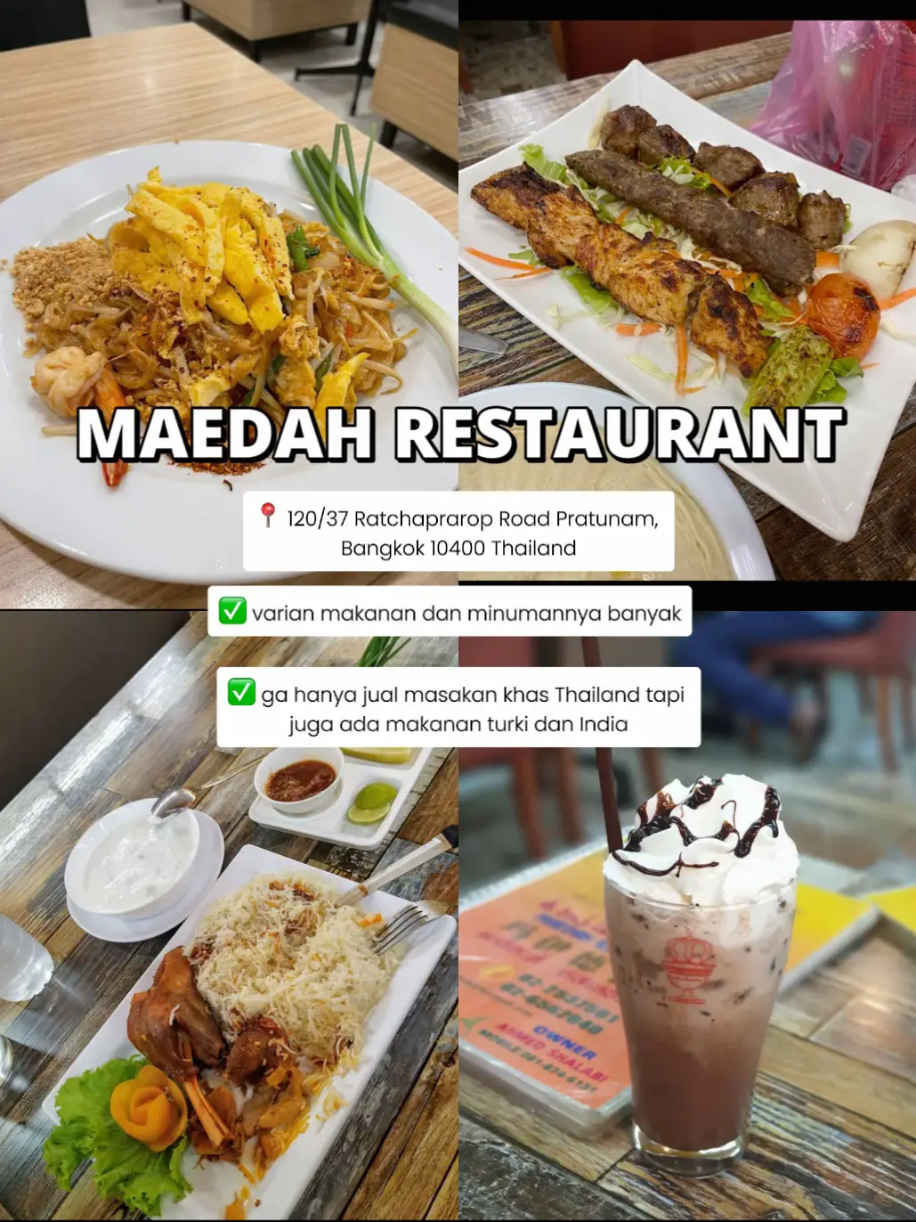 REKOMENDASI MAKAN ENAK DI RESTORAN HALAL BANGKOK | Galeri diposting ...