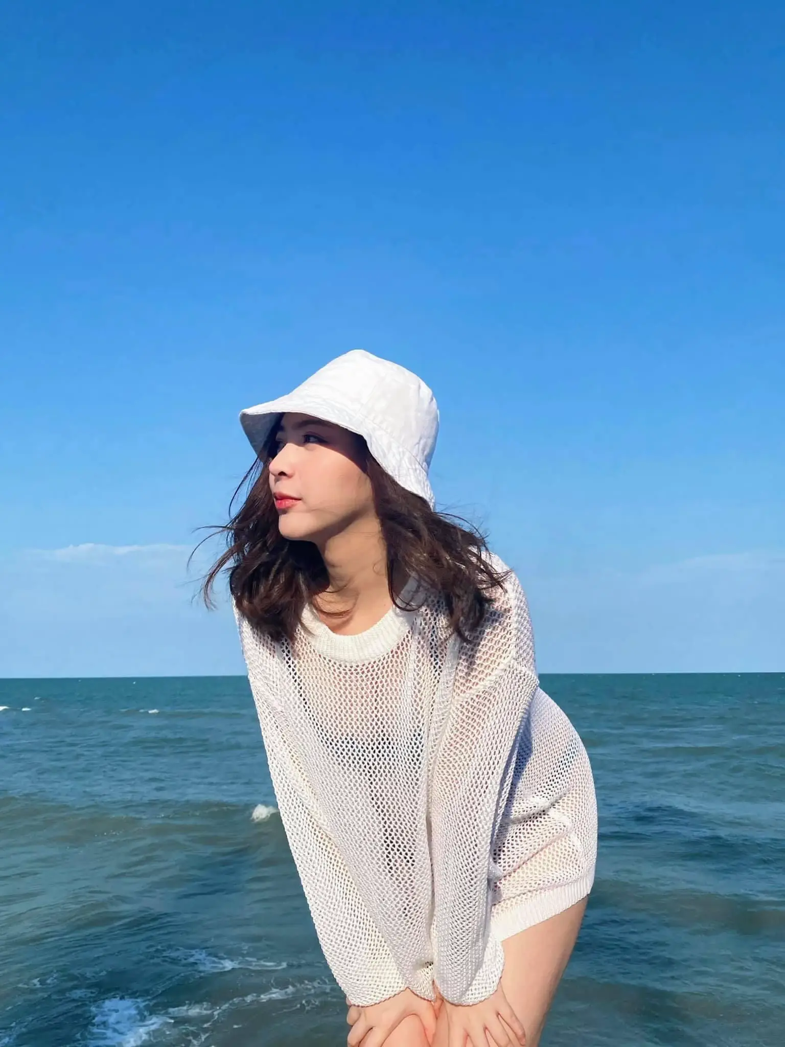 คุมแม่ท้อง 8 เดือนหนีเที่ยวทะเลใส่อะไรดีนะ 🤰🏻 | แกลเลอรีที่โพสต์โดย Vg.good | Lemon8