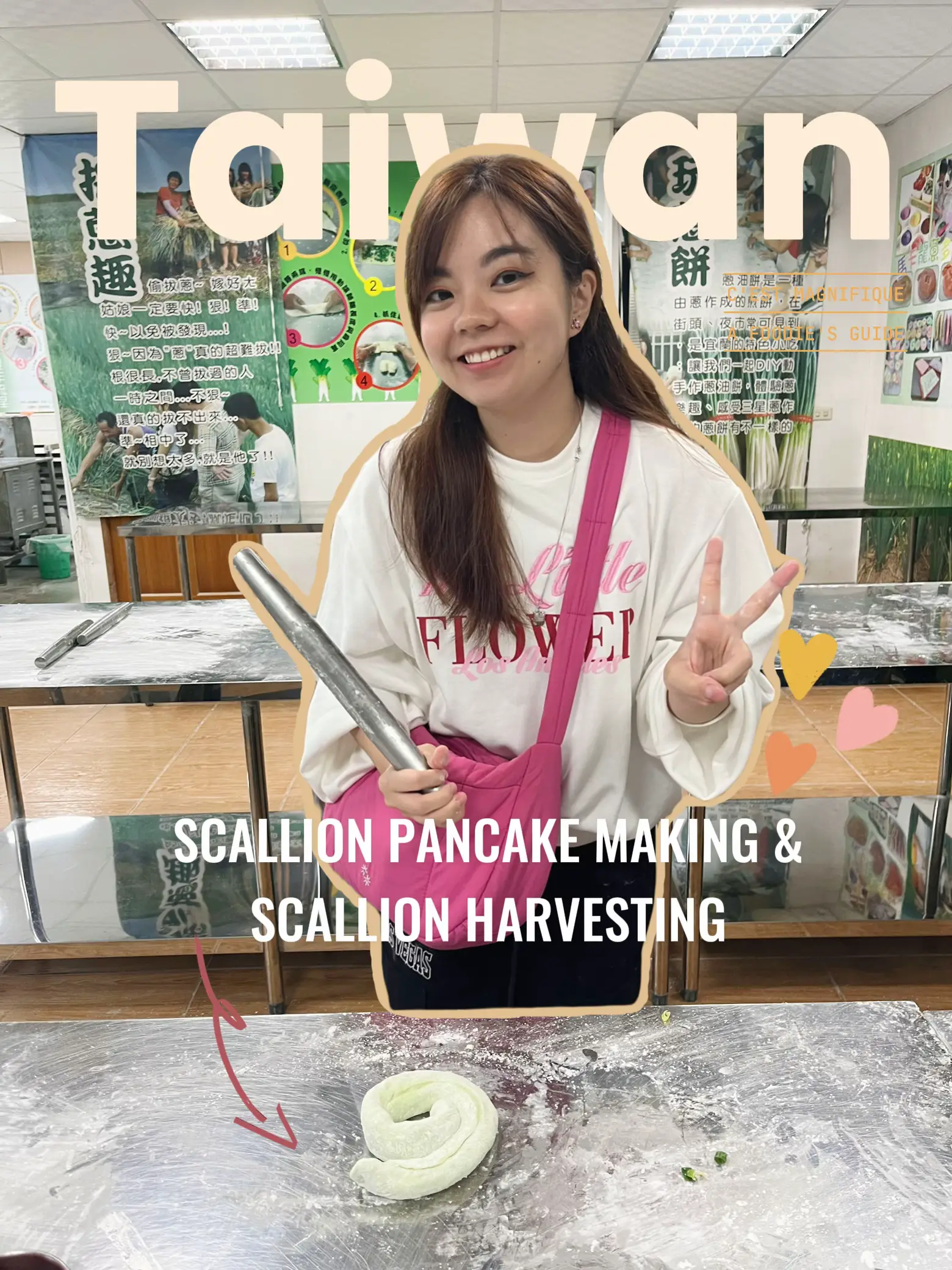 👩‍🌾Scallion pancake making + harvesting experience?! | Gallery posted ...