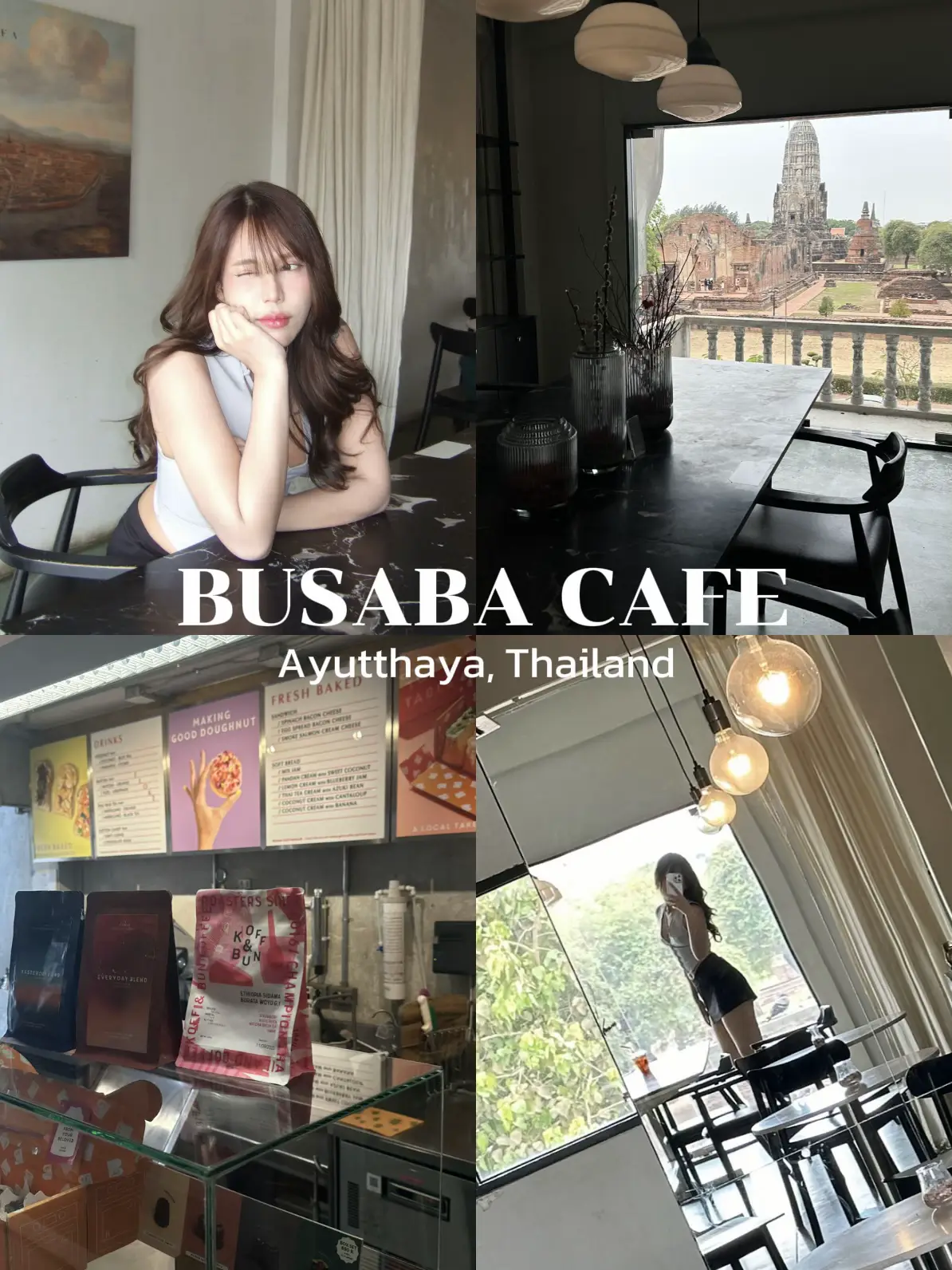 Busaba cafe & Bake lab Ayutthaya 🌺🖤 | แกลเลอรีที่โพสต์โดย jenji | Lemon8