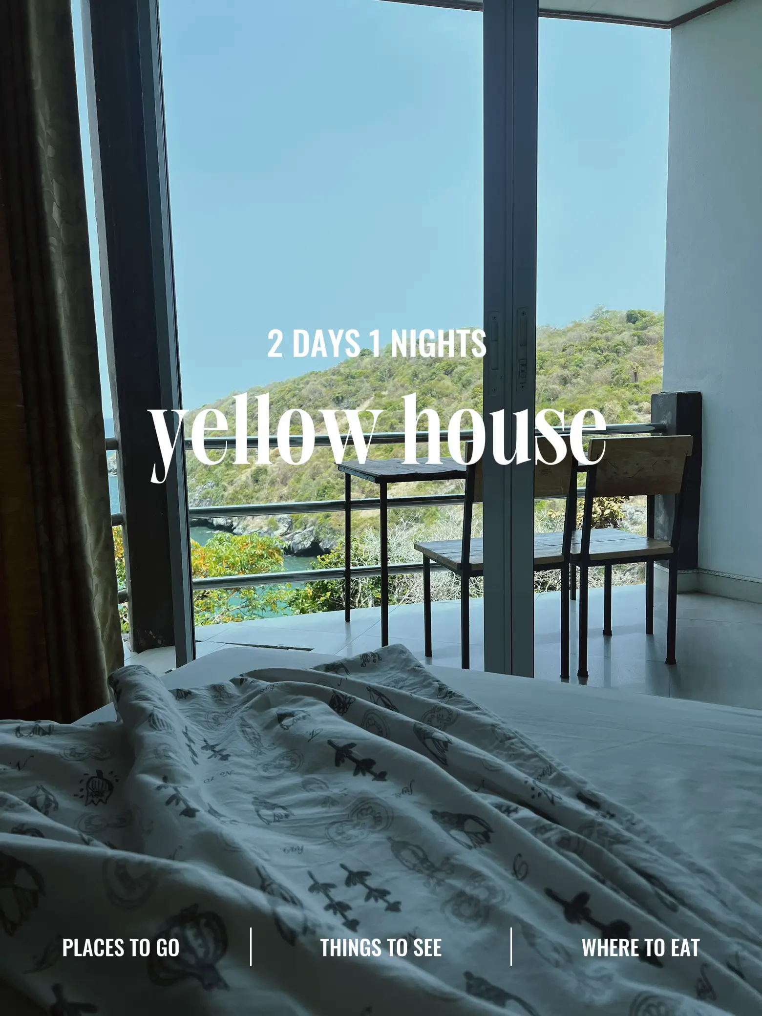 ที่พักเกาะสีชัง หลักพันต้นๆฟรีมอไซค์ | แกลเลอรีที่โพสต์โดย JulaiLY | Lemon8