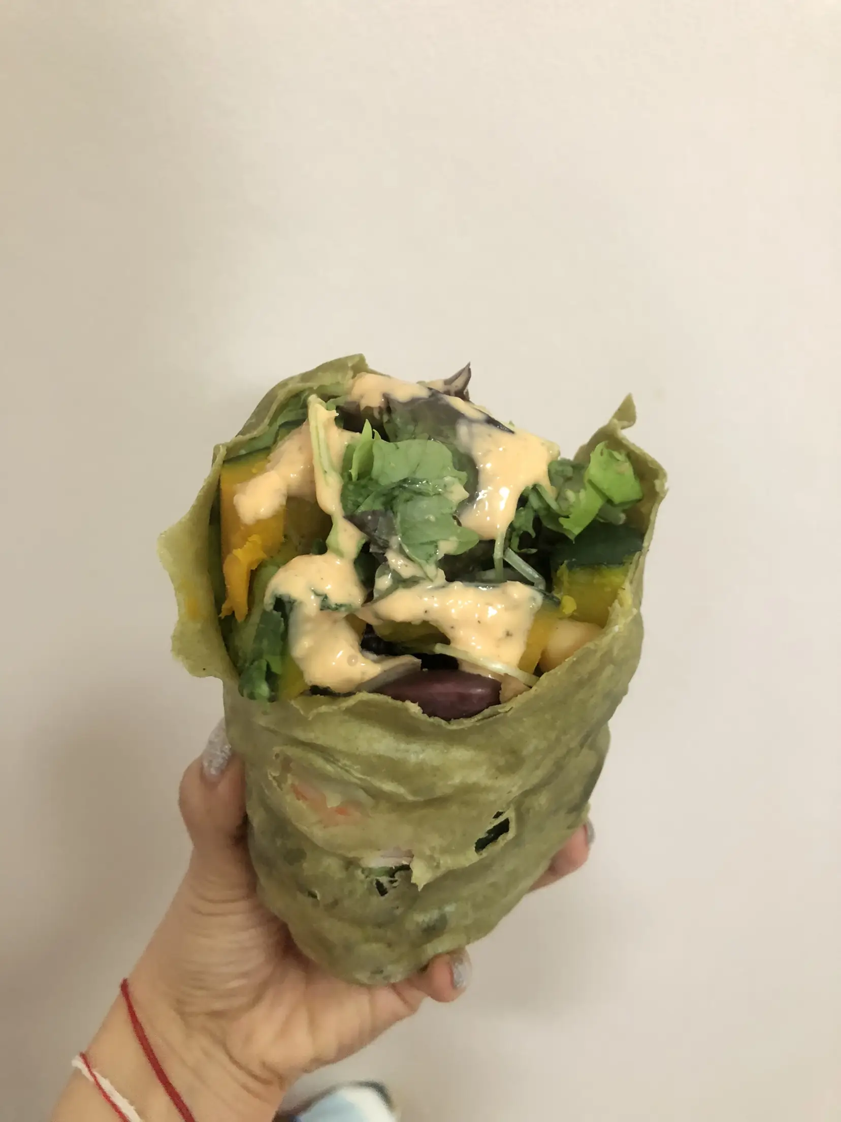 แรปแป้งผักรวม จากร้านโอ้กะจู๋ แป้งดีมากแช่เย็นข้ามคืนยังอร่อยเลย | แกล ...