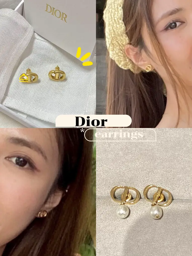 รีวิวต่างหู DIOR ทุกรุ่นที่มี!💗 | แกลเลอรีที่โพสต์โดย 𝑴𝒊𝒈𝒂𝒍𝒆🍒 | Lemon8