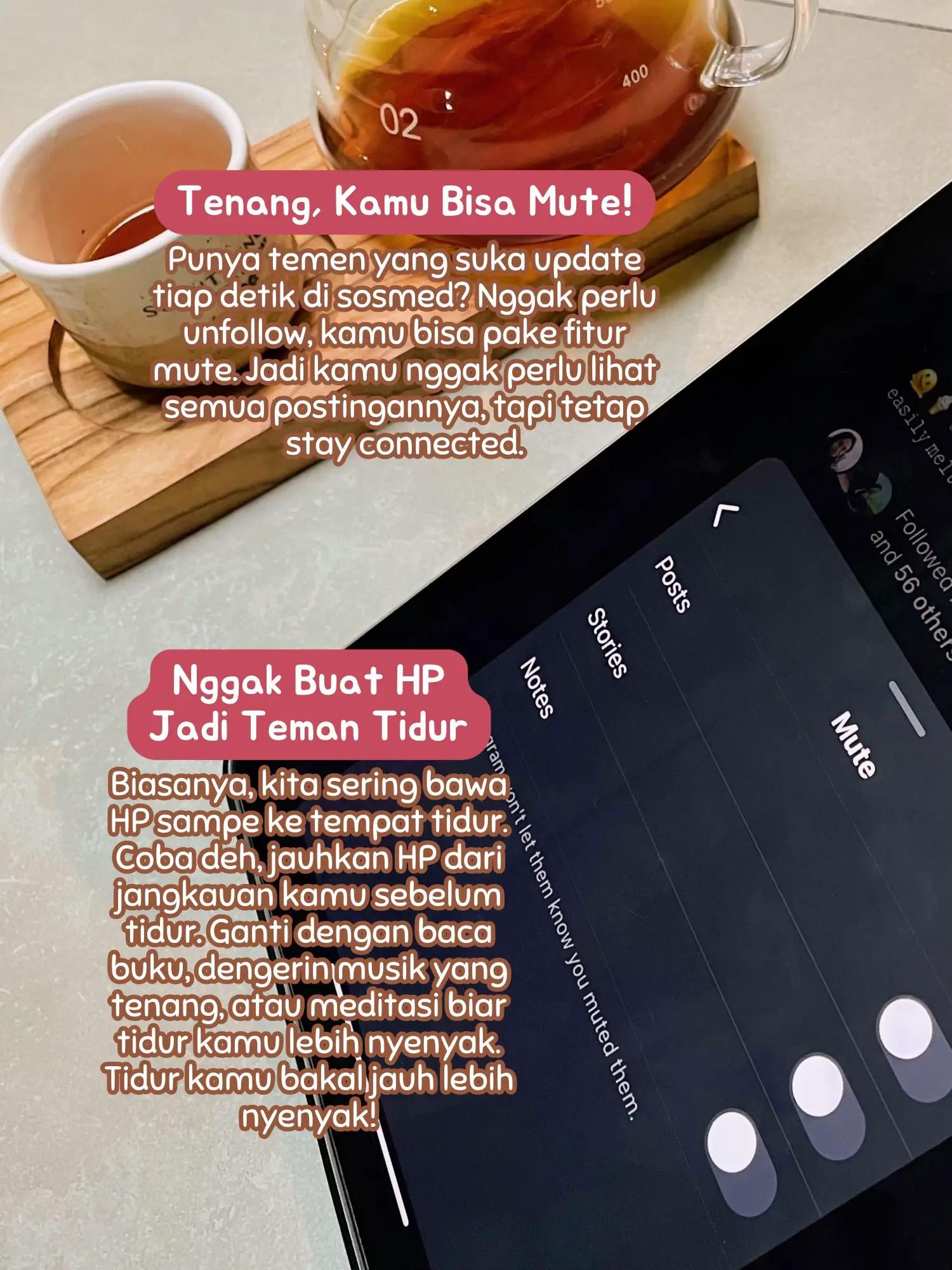 Tips Detox Sosmed 📱 Biar Hidup Tetep Waras ‼️😌 | Galeri diposting oleh Mod | Lemon8