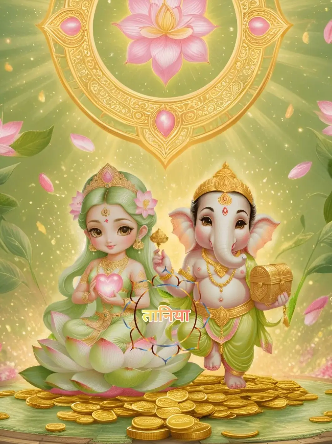 วอลเปเปอร์ พระพิฆเนศ พระแม่รัศมี | แกลเลอรีที่โพสต์โดย P.Ya Da | Lemon8