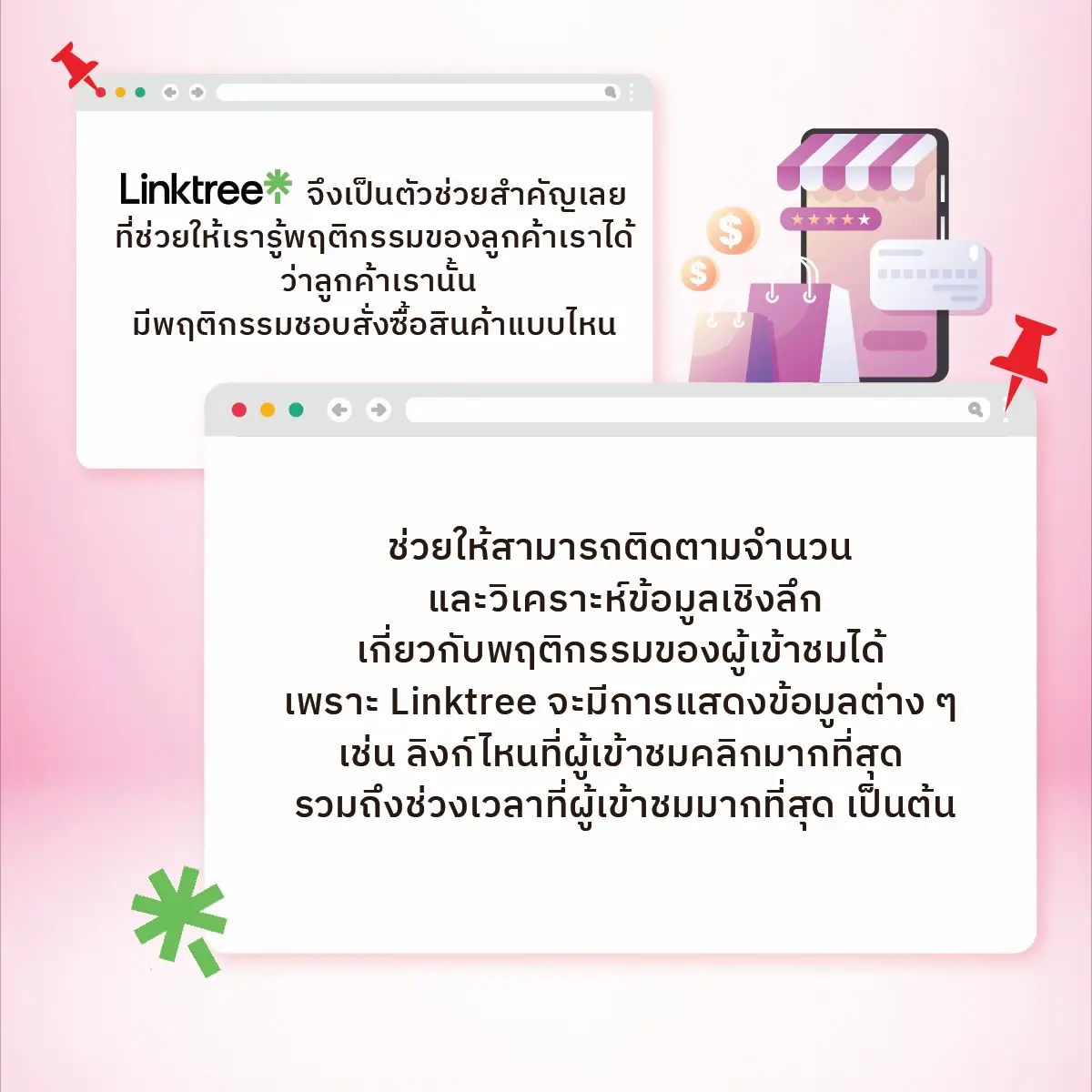 ทำไมบิวถึงแนะนำให้ใส่ Linktree ที่หน้า Bio IG ?? | แกลเลอรีที่โพสต์โดย Bew A’riss | Lemon8