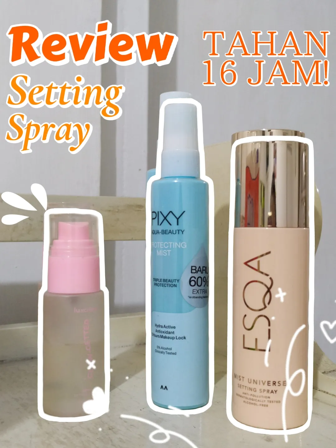 SETTING SPRAY > 12 JAM?! | HONEST REVIEW 🌼 | Galeri disiarkan oleh akhwila | Lemon8