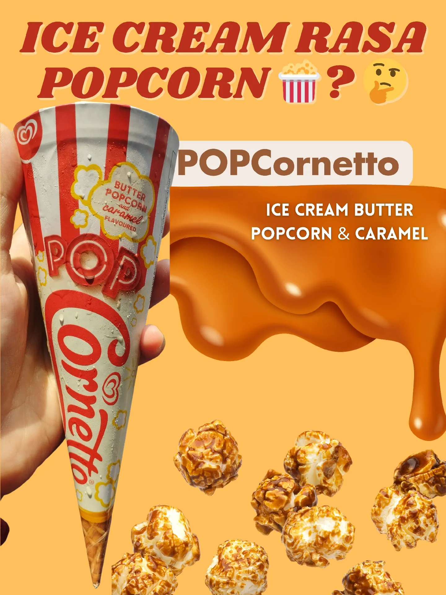 Popcorn Caramel dibuat jadi Ice Cream? | แกลเลอรีที่โพสต์โดย Adzanikiki ...