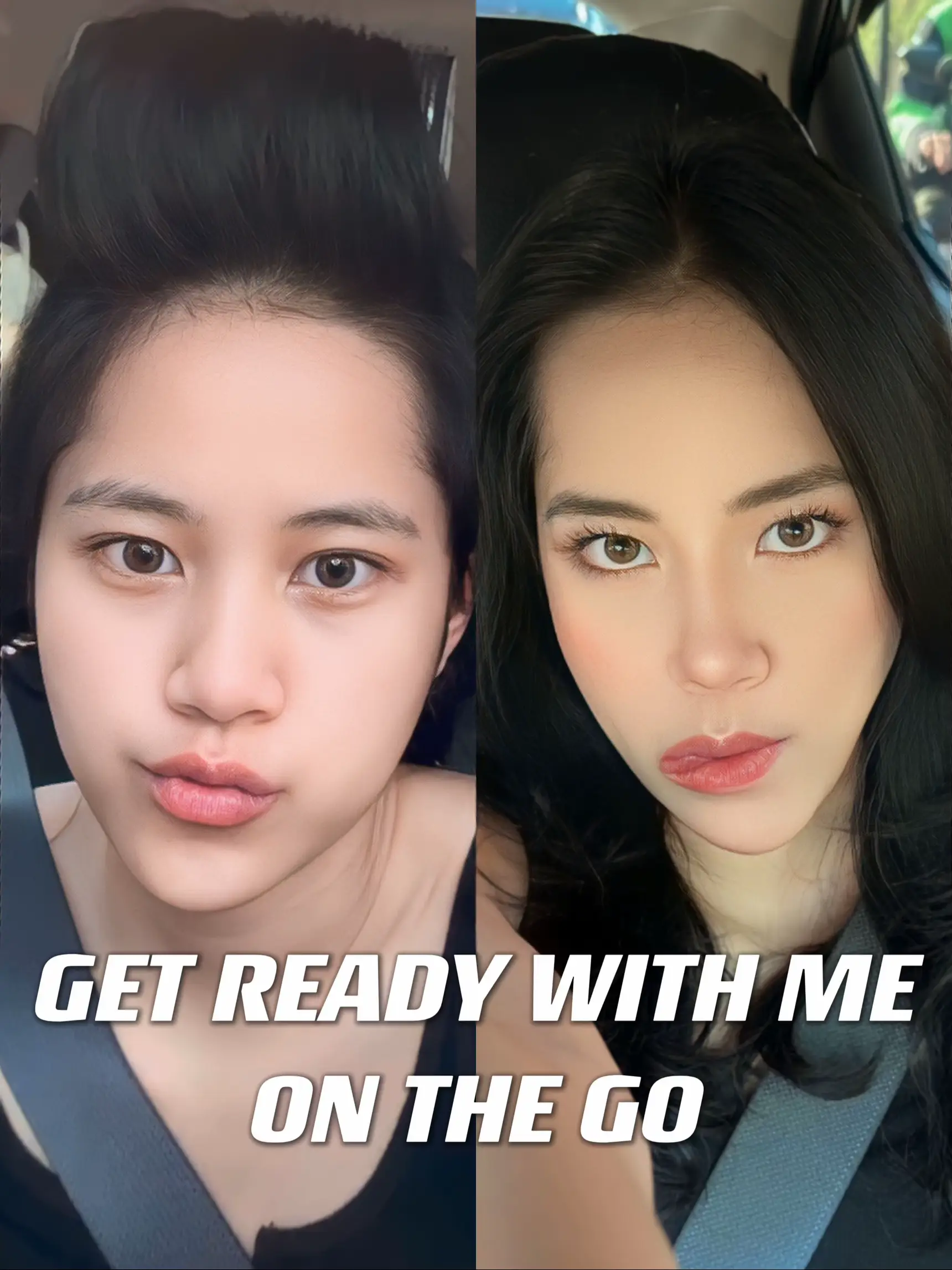 GET READY WITH ME ON THE GO 🚙🚙🚙 | วิดีโอที่เผยแพร่โดย Irene | Lemon8