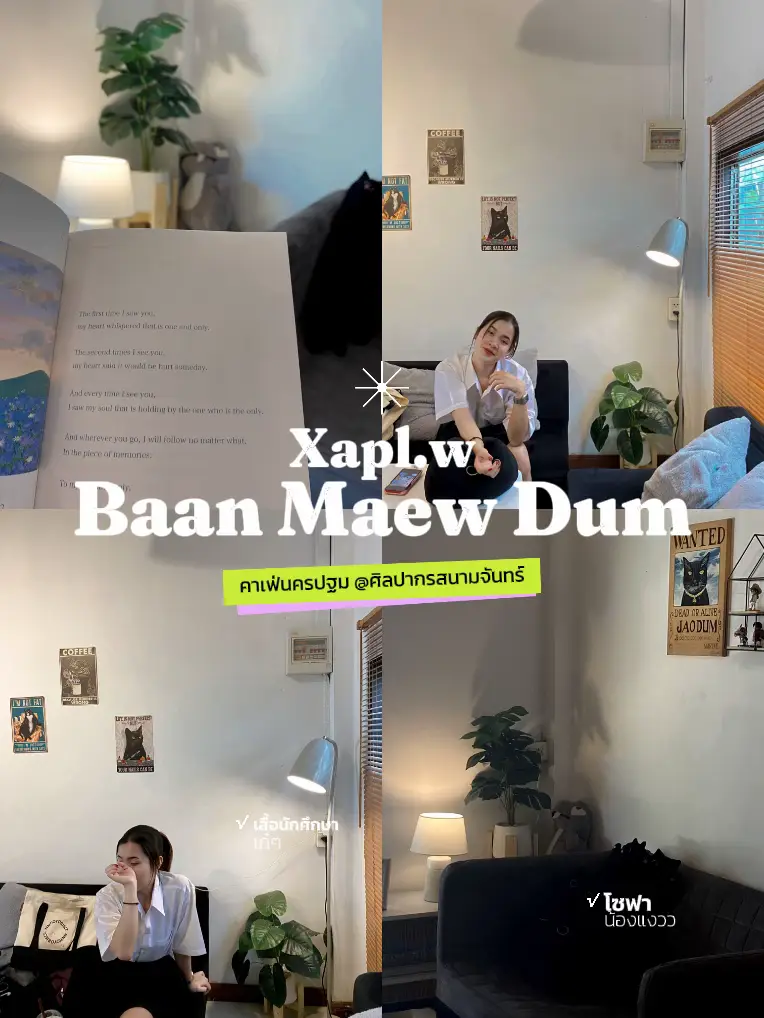 Baan maew dum🐈‍⬛ | แกลเลอรีที่โพสต์โดย Xapl.w | Lemon8