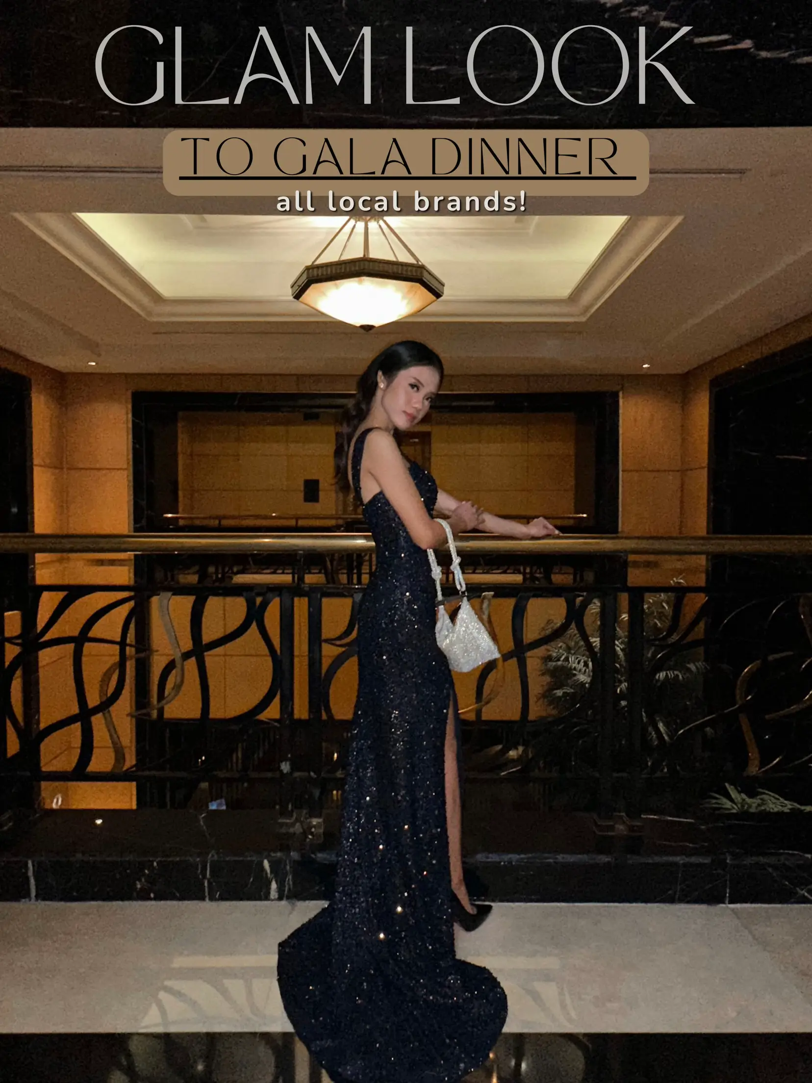 GLAM LOOK TO GALA DINNER 🥂 (all local brands) | Galeri diposting oleh ...