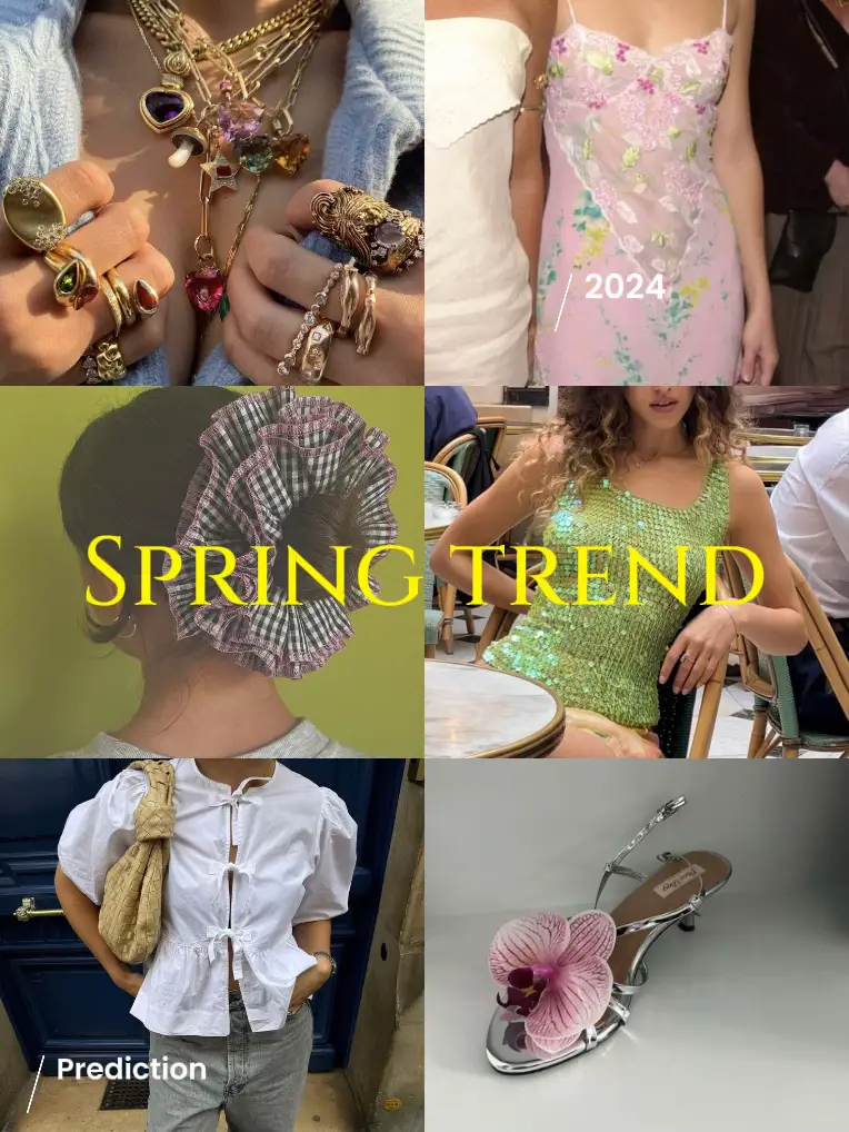 2024 Spring trend predictions💐 | แกลเลอรีที่โพสต์โดย Ploenphz | Lemon8