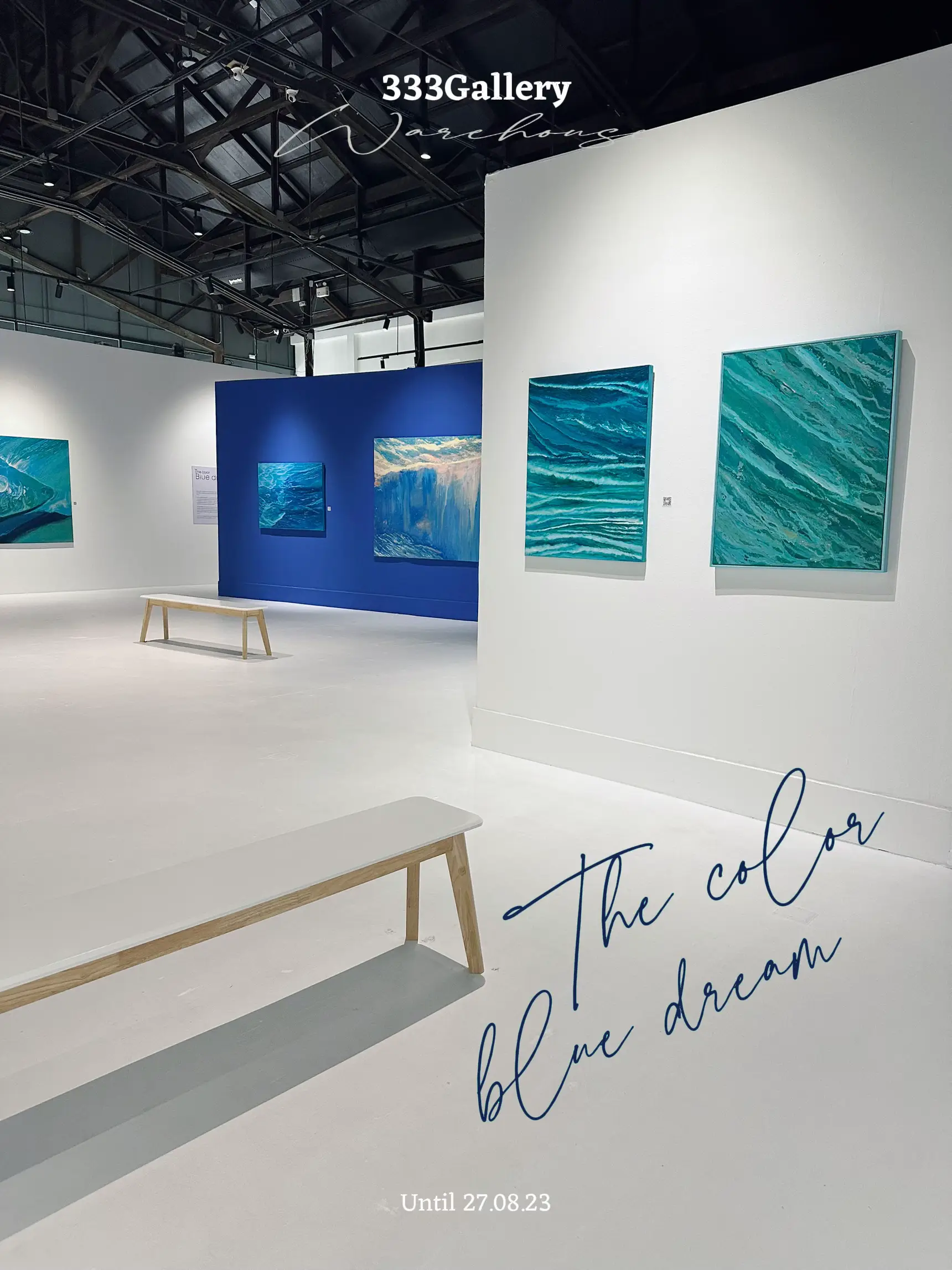 The Color Blue Dream 🌊 | ชวนแม่ไปดูงานที่ 333 Gallery | แกลเลอรีที่ ...