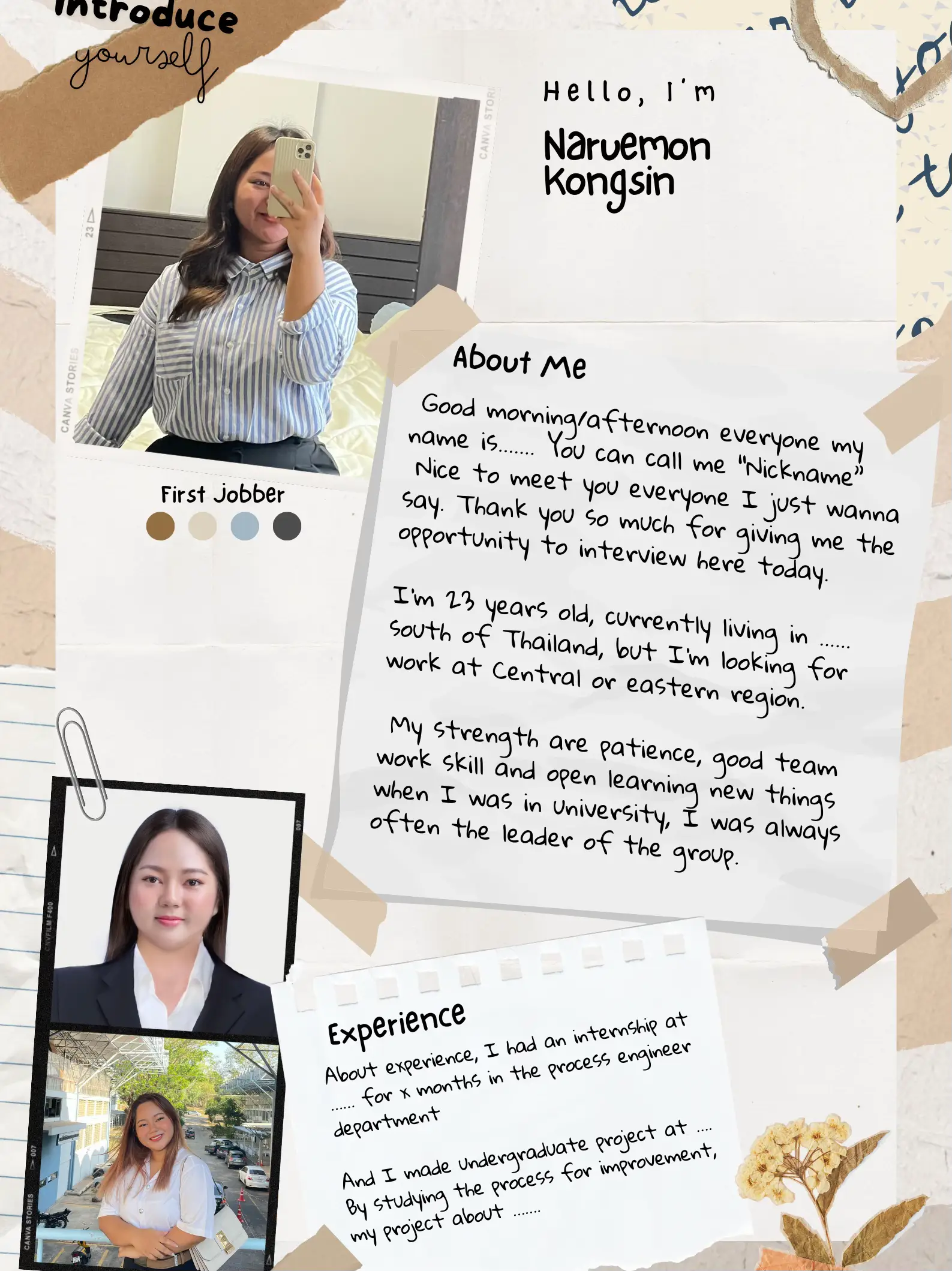 ทําpowerpoint แนะนําตัวเอง สัมภาษณ์งาน - การค้นหาใน Lemon8