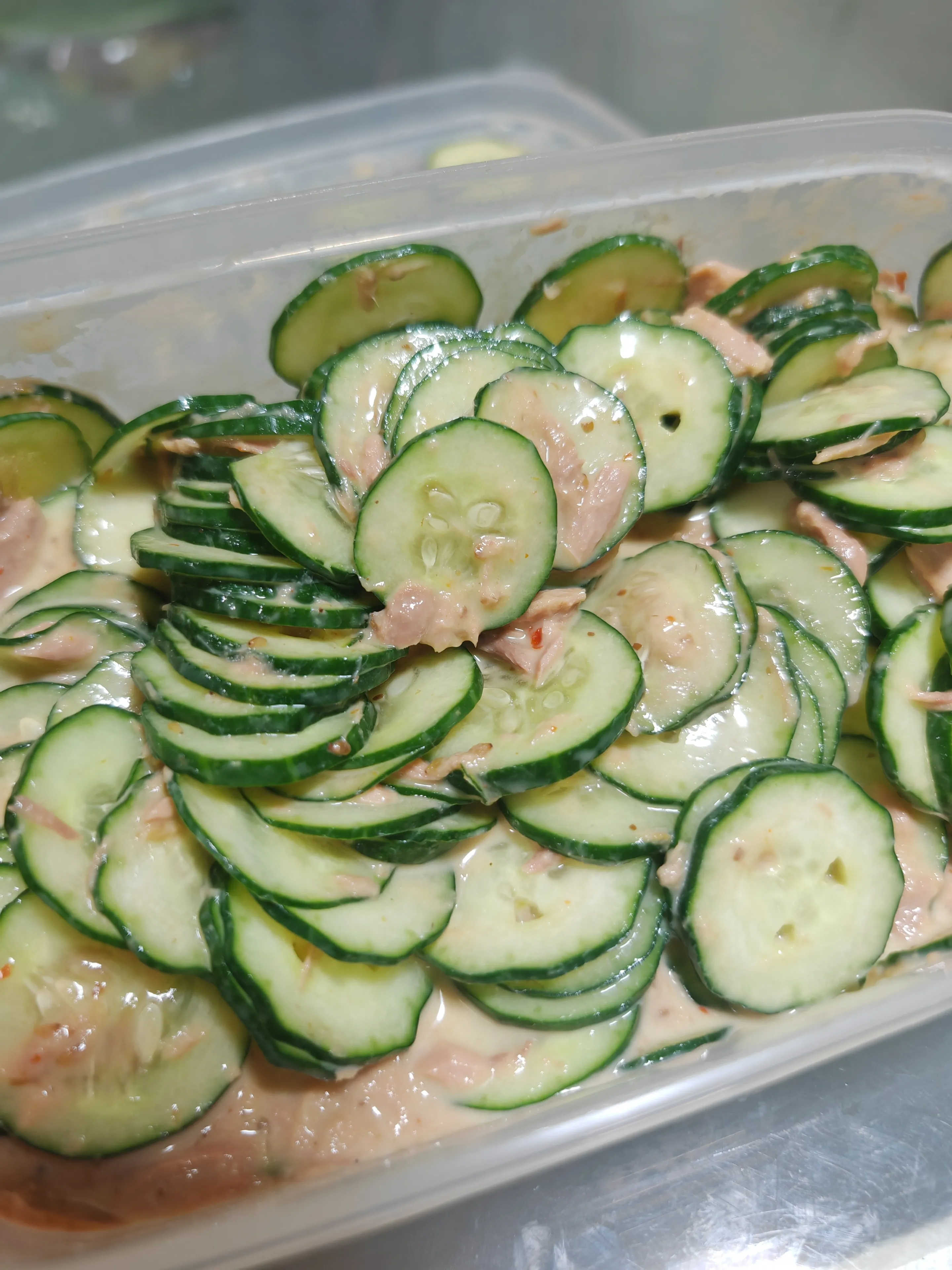 เมนู สลัดแตงกวาทูน่า 🥒🐟 | แกลเลอรีที่โพสต์โดย CHOMPOO Roseapp | Lemon8