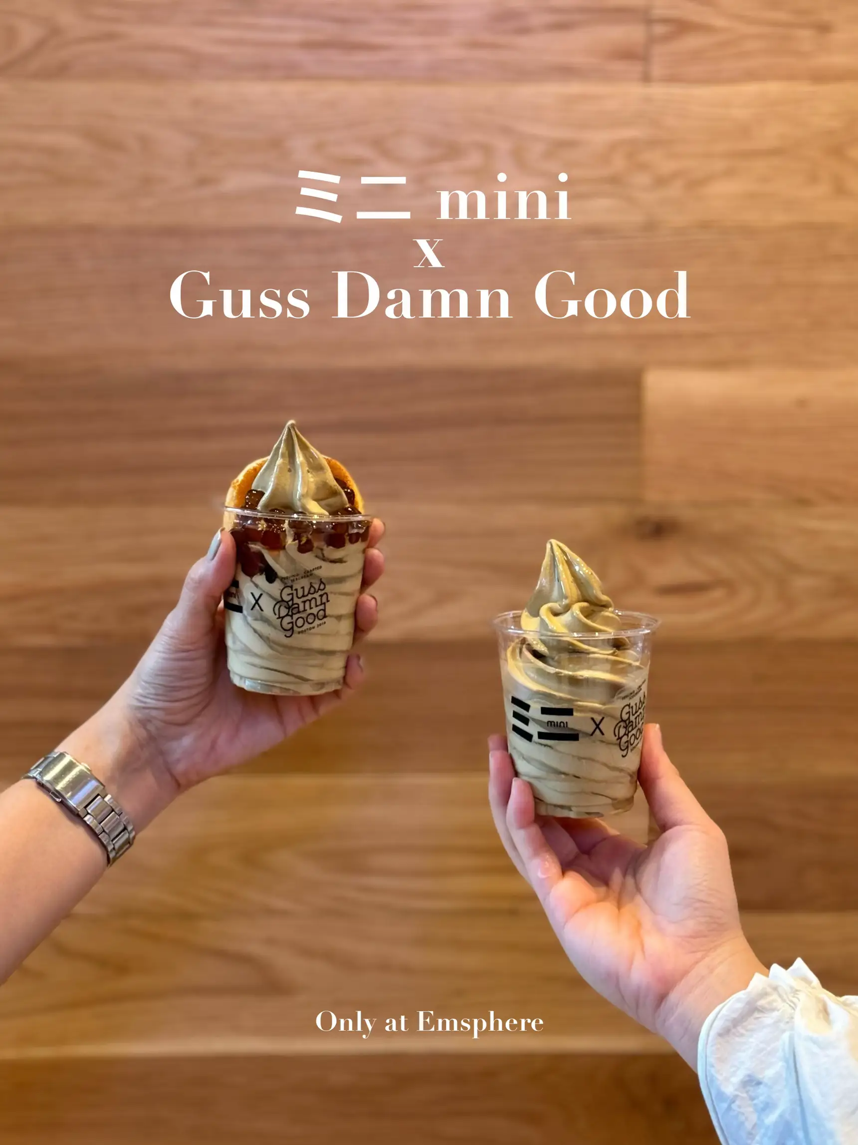ミニ mini x Guss damn good🍦🧋 | แกลเลอรีที่โพสต์โดย Places two Go | Lemon8