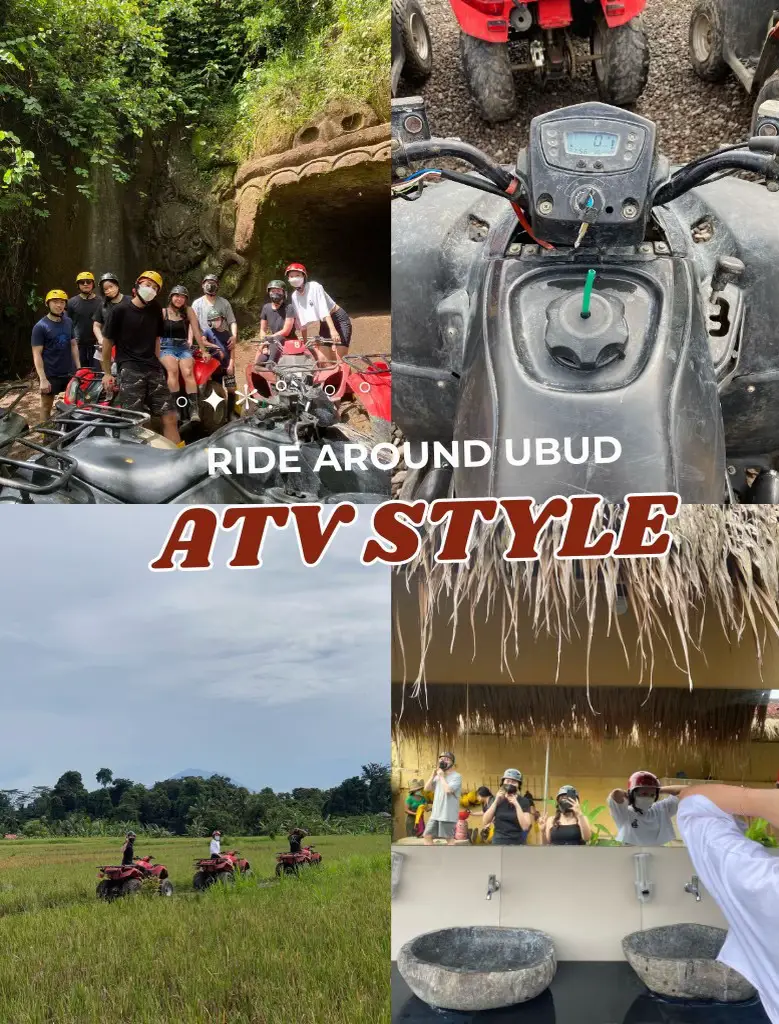 Ride Around Ubud - ATV STYLE!🏍️🌾 | แกลเลอรีที่โพสต์โดย Jess Pricilia | Lemon8